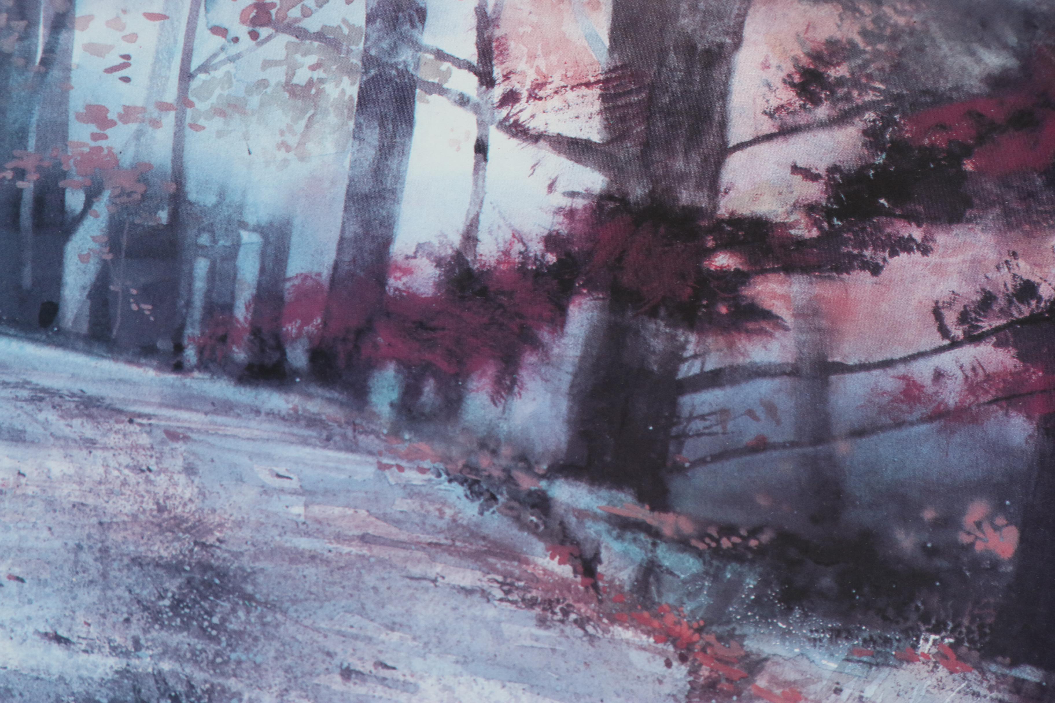 Mitchell D. Tolle Offset Lithograph of Country Road | EBTH