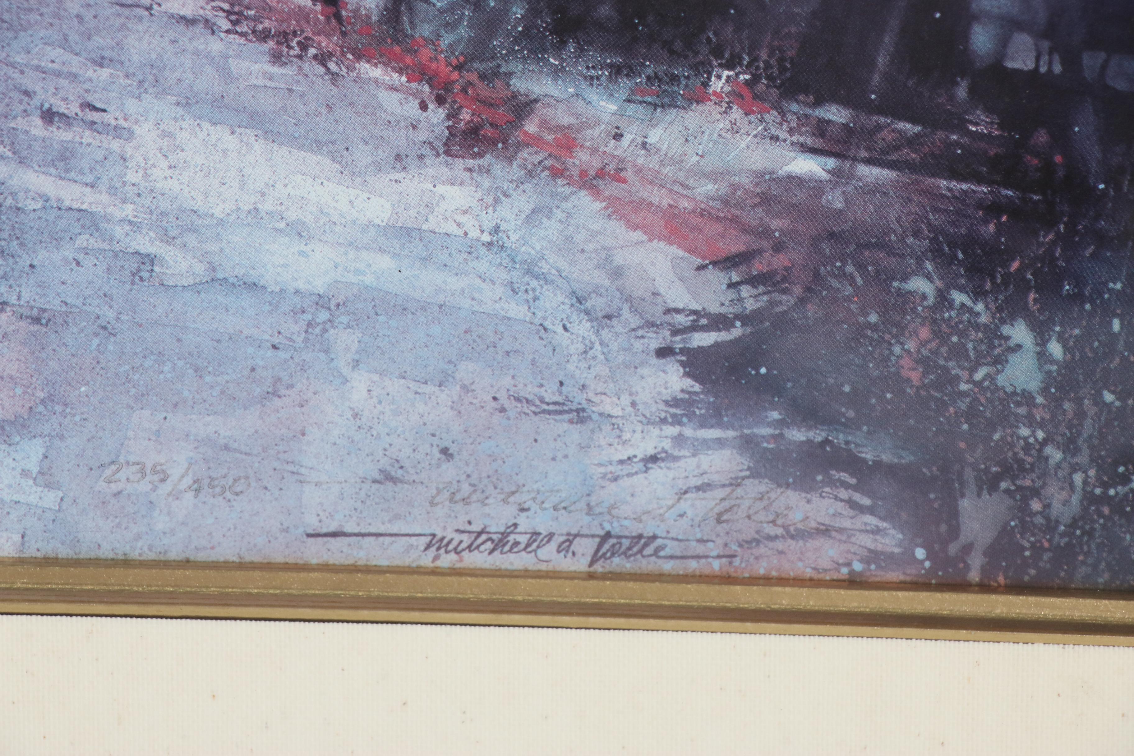 Mitchell D. Tolle Offset Lithograph of Country Road | EBTH