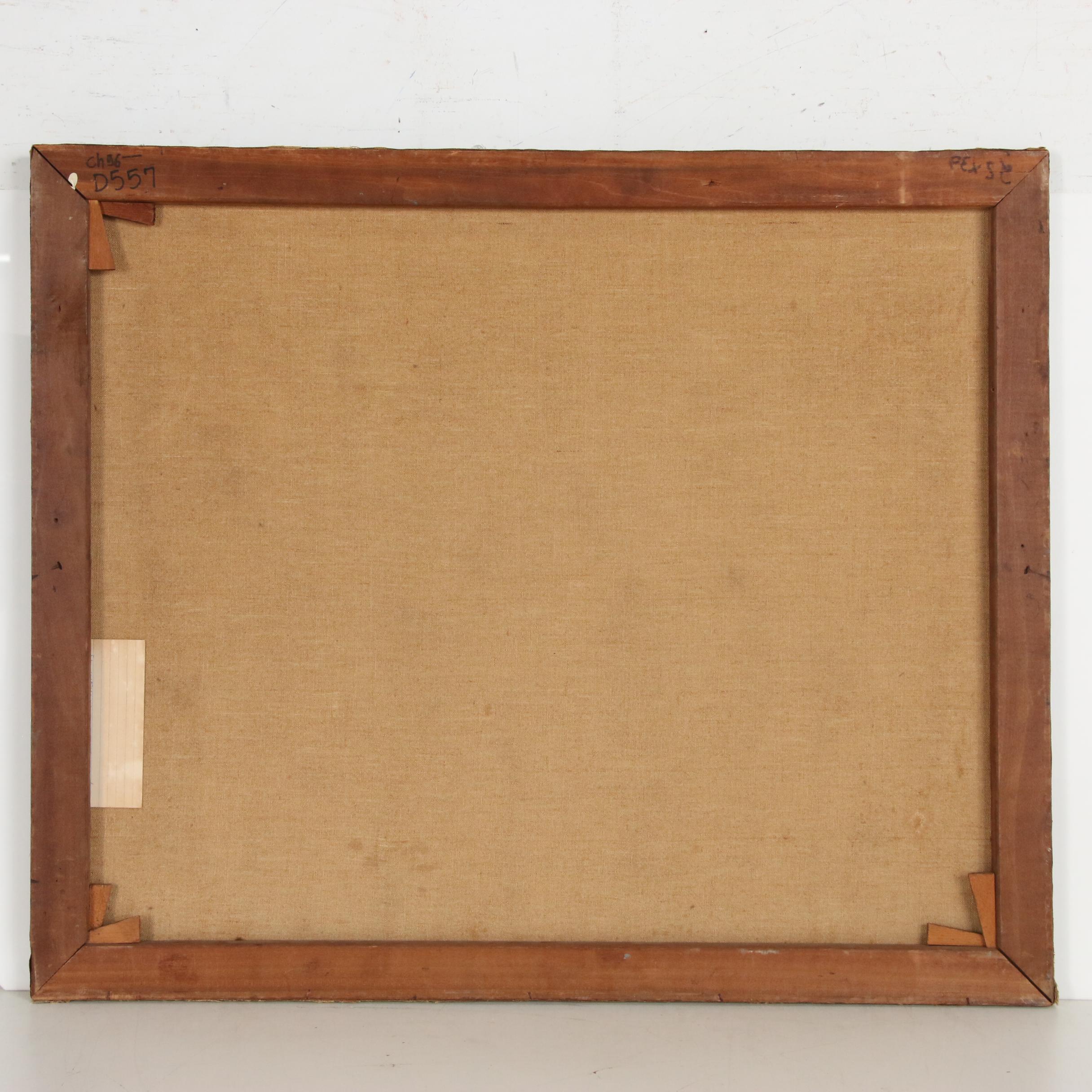 Raymond Robbins Oil Painting of Coastal Town | EBTH