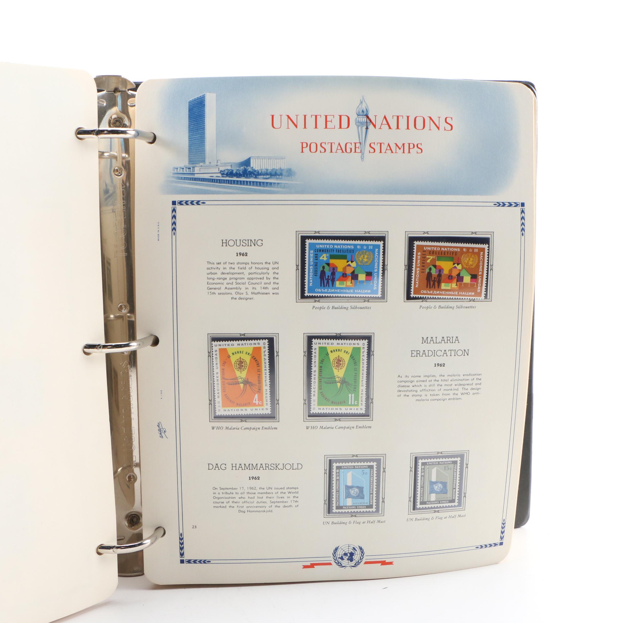 Comprehensive United Nations Postage Stamp Collection | EBTH