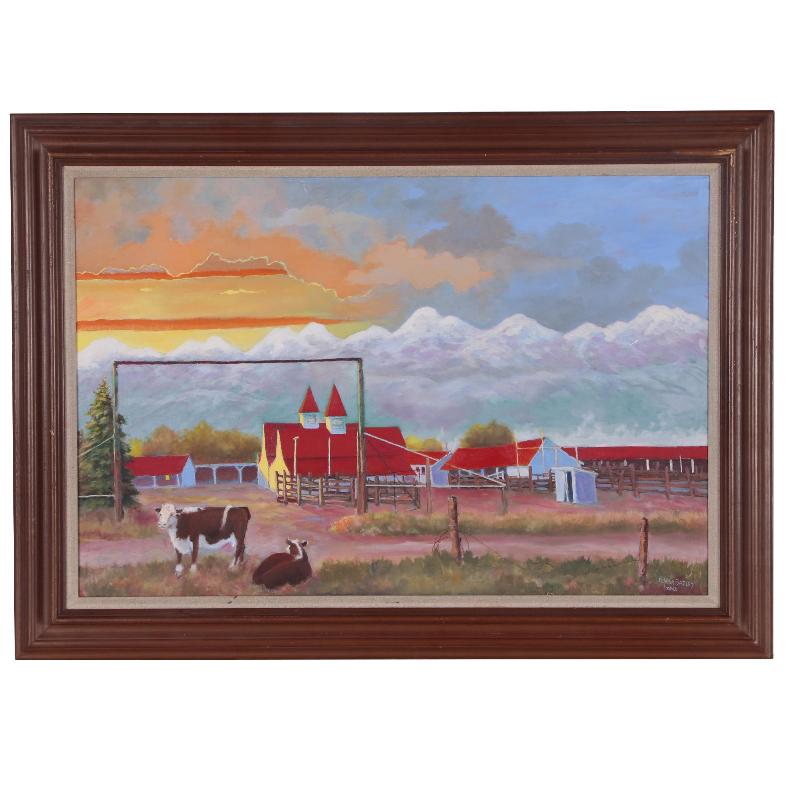 Asa Battles Oil Painting "Westcliff", 2002 | EBTH