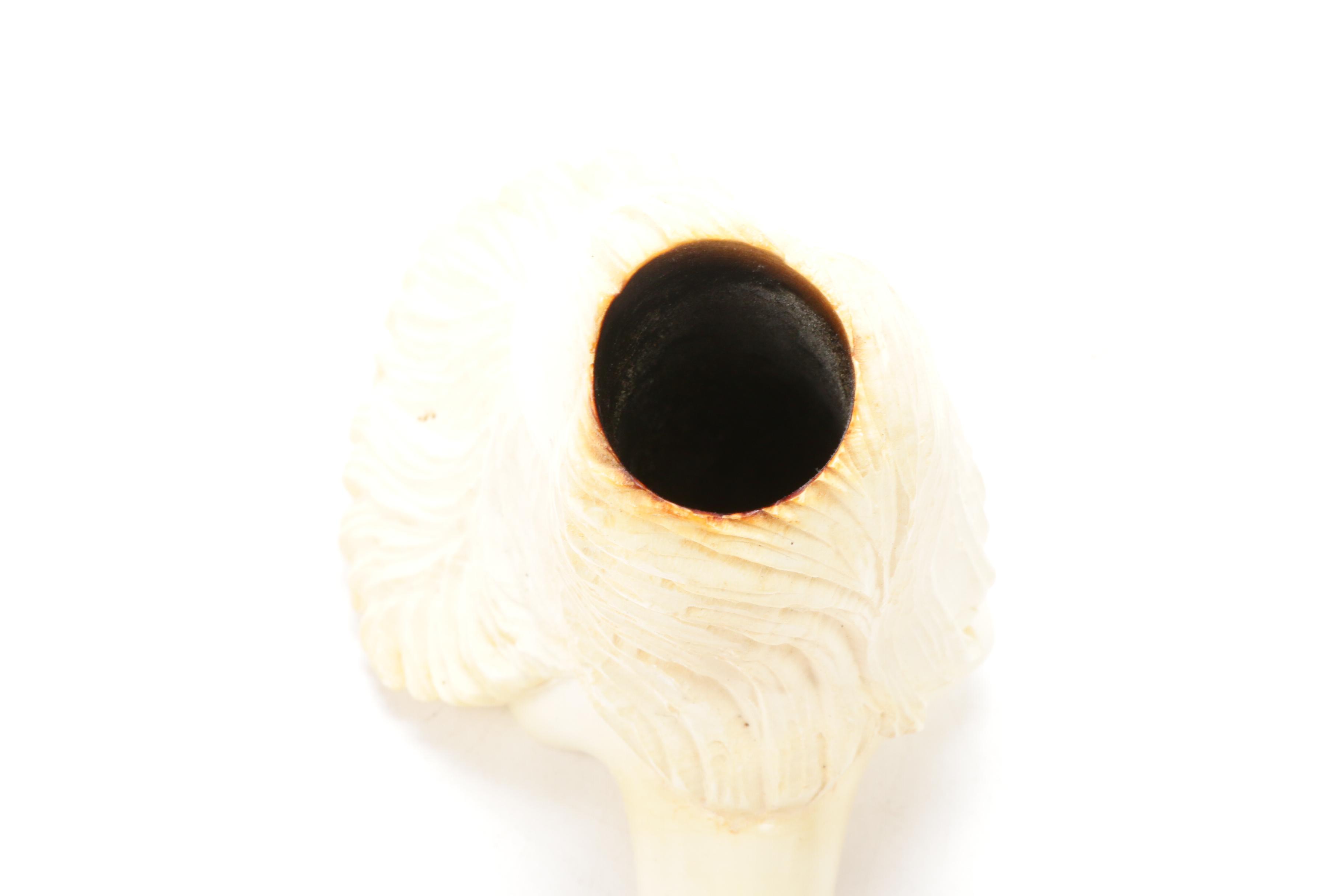 Ismet Bekler for C.A.O. Carved Meerschaum Bearded Man Bust Pipe, 20th ...