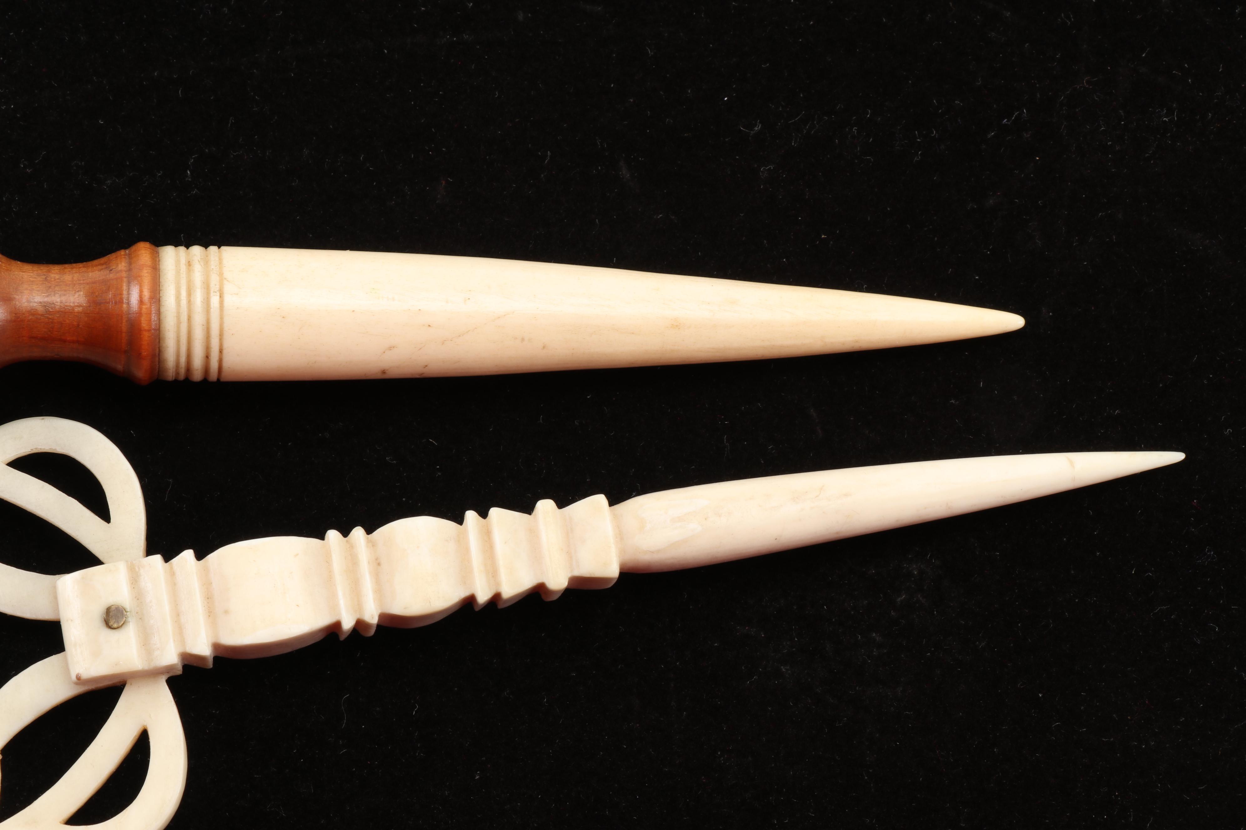 Carved Whalebone Sailor's Fids, 19th Century | EBTH