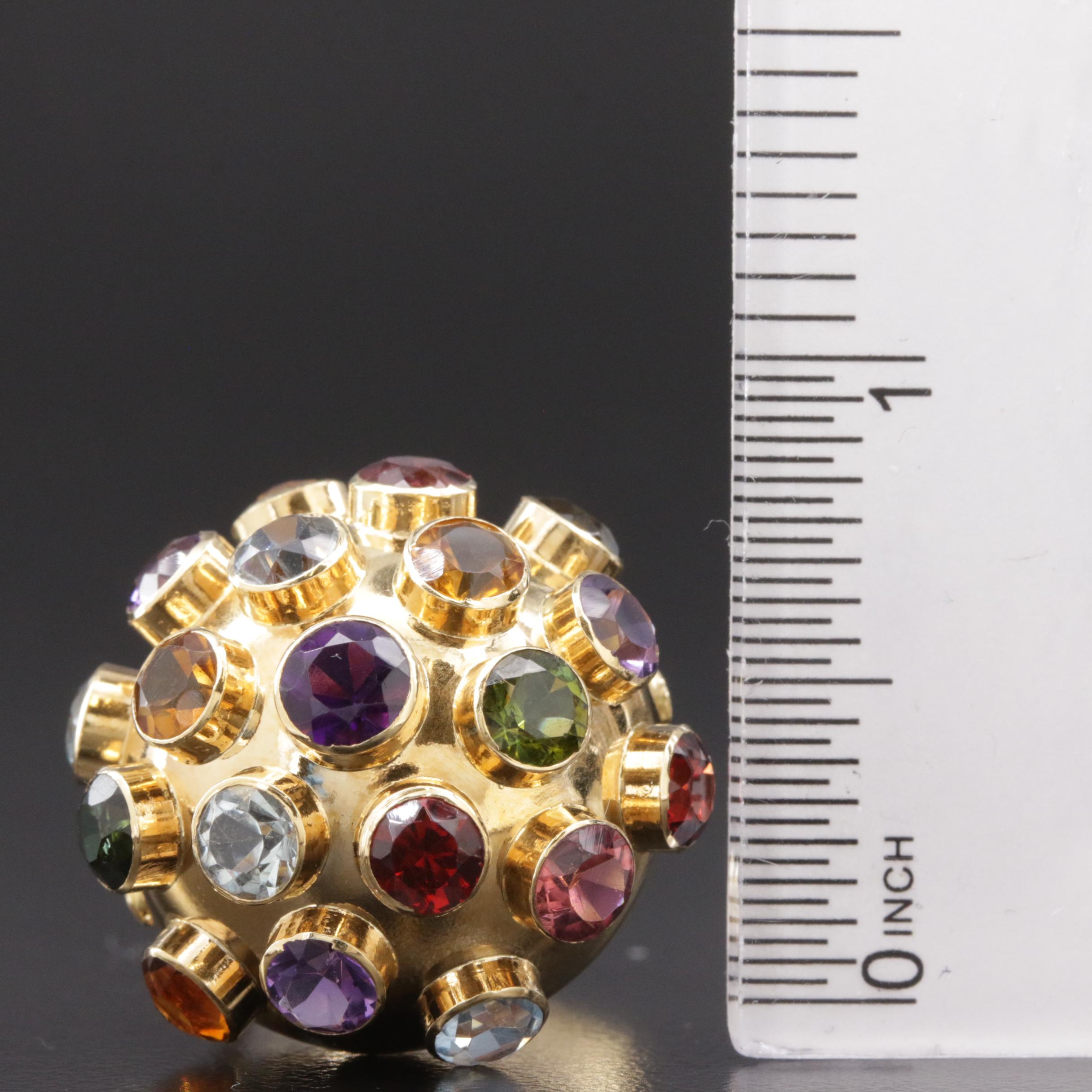 18K Multi-Gemstone Sputnik Ring | Everything But The House