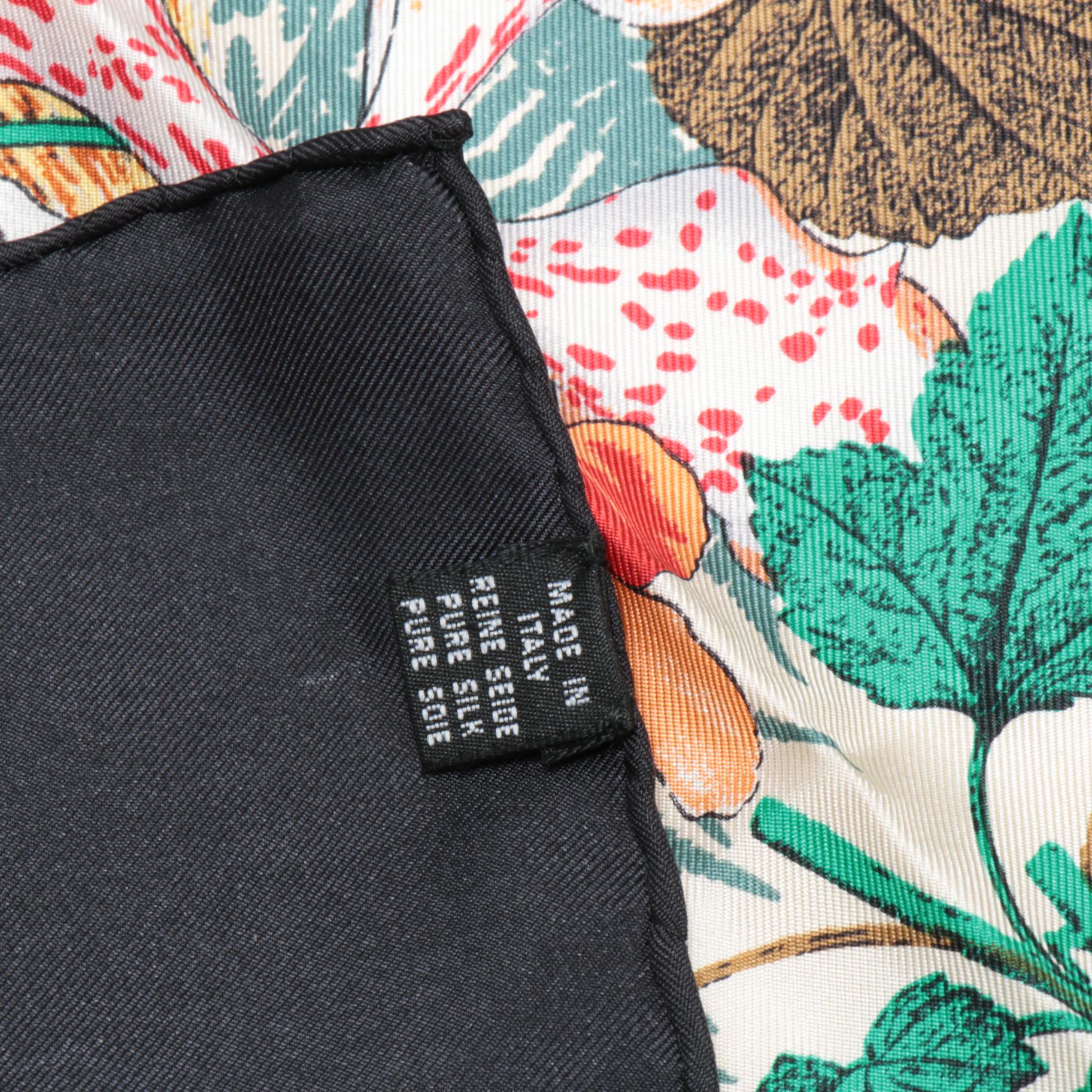 Revillon Paris "Tiger in Tropical Paradise" Silk Scarf | EBTH