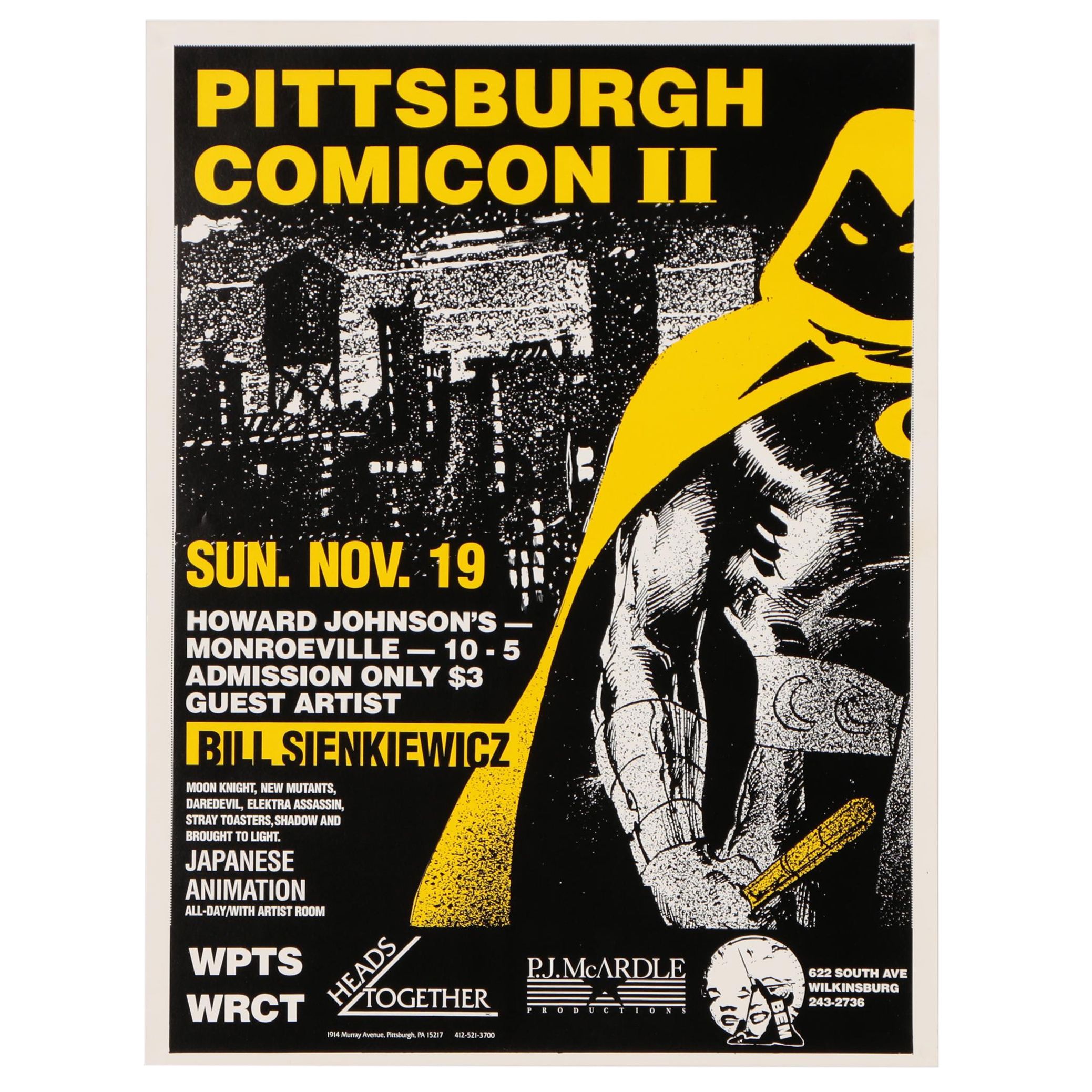 Pittsburgh Comicon II Poster, 1989 | EBTH