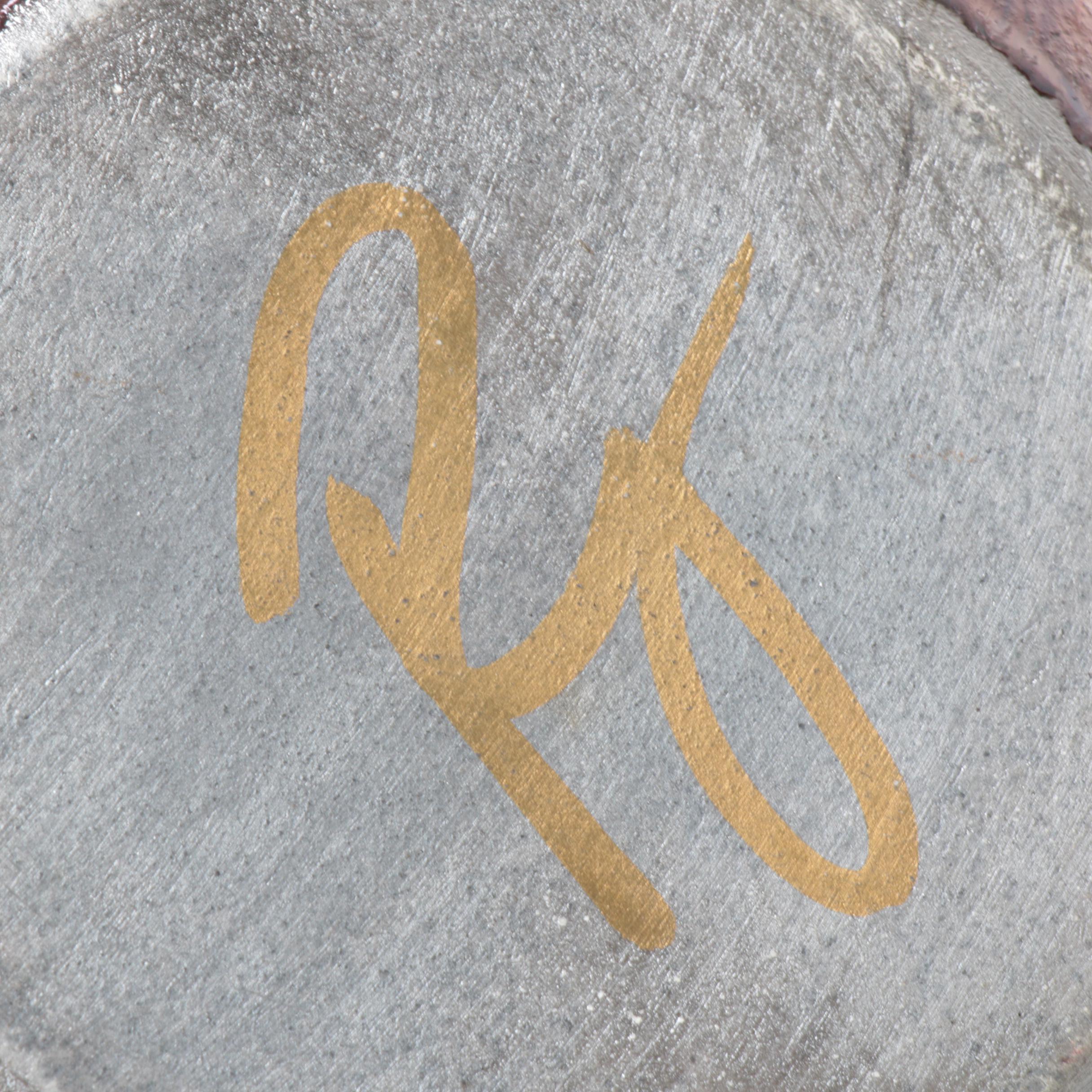 Stephan Roy Copper Metallic Raku Fired Stoneware Vessel | EBTH