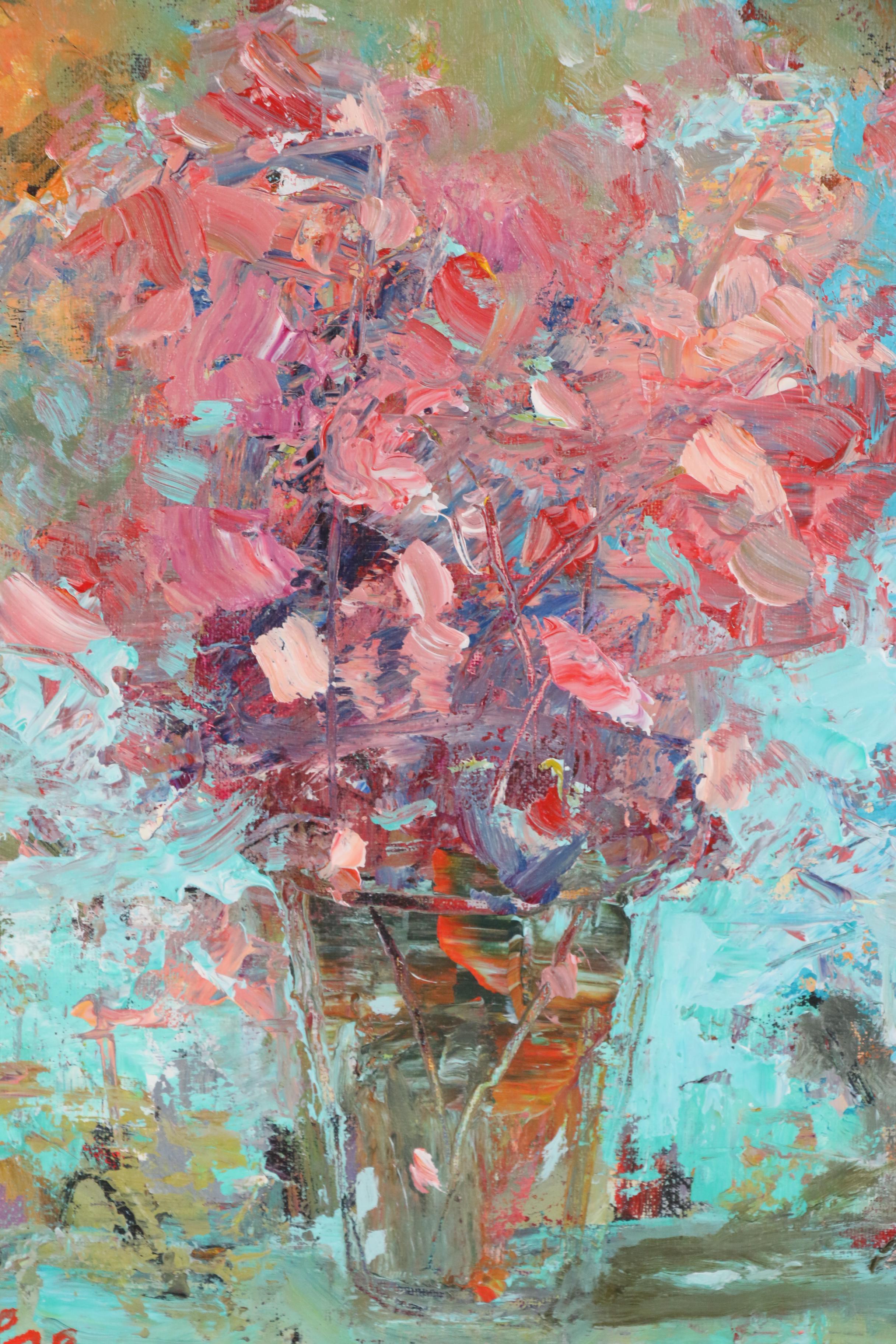 Amelia Colne Floral Still Life Acrylic Painting | Everything But The House