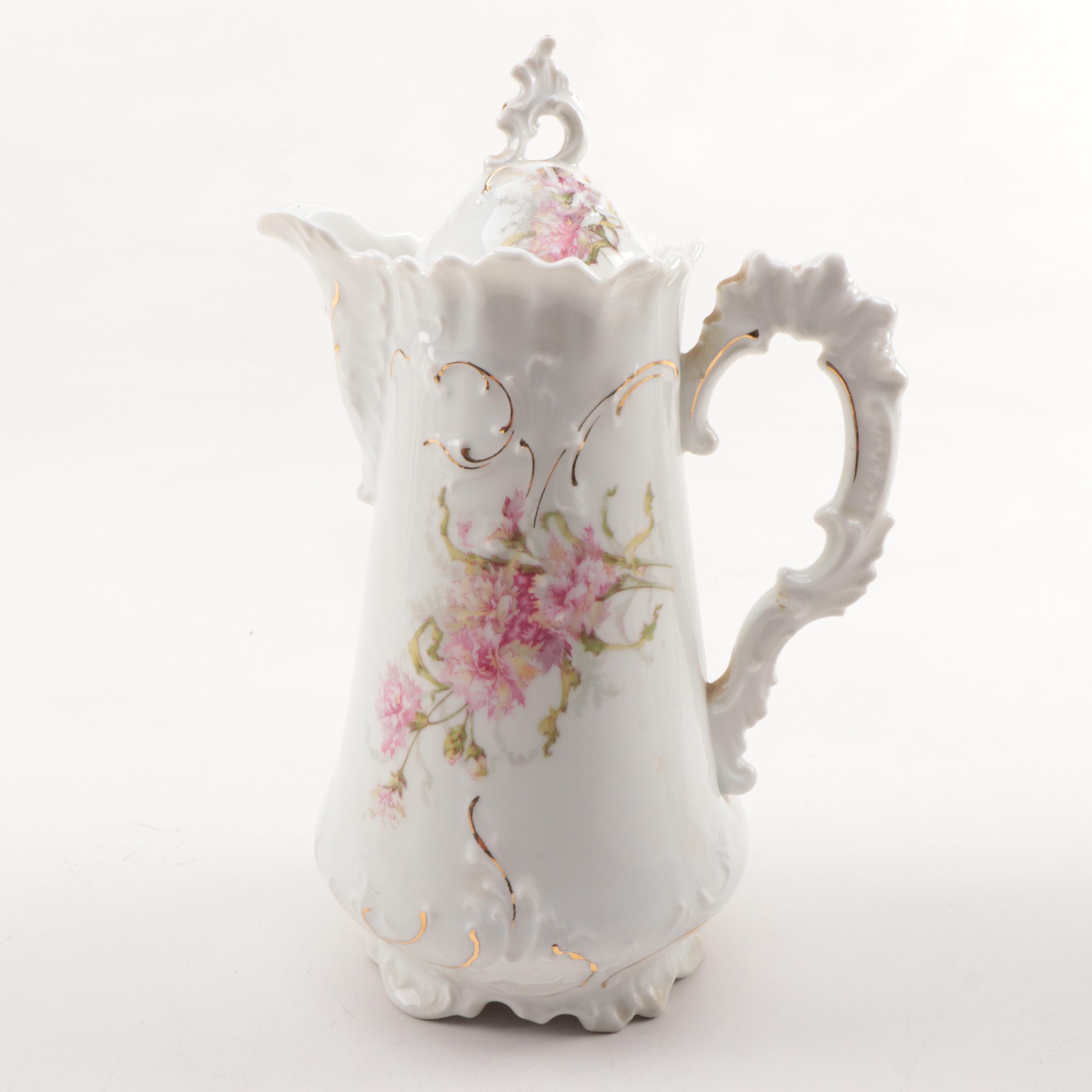 Furstenberg and Other Hand-Painted Porcelain Coffee/Tea Pots and ...