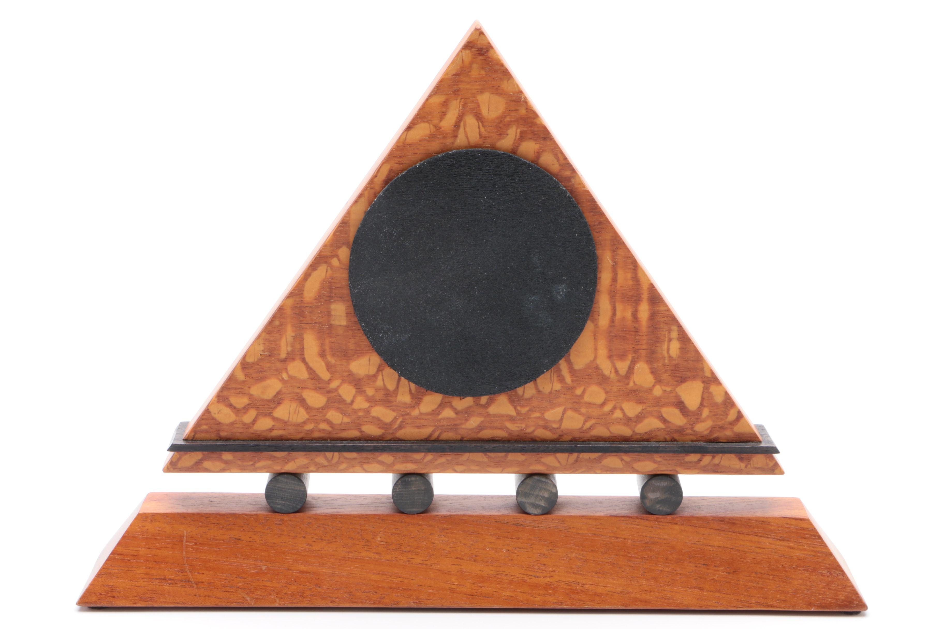 Kasnak Prairie Style Geometric Mantle Clock | EBTH