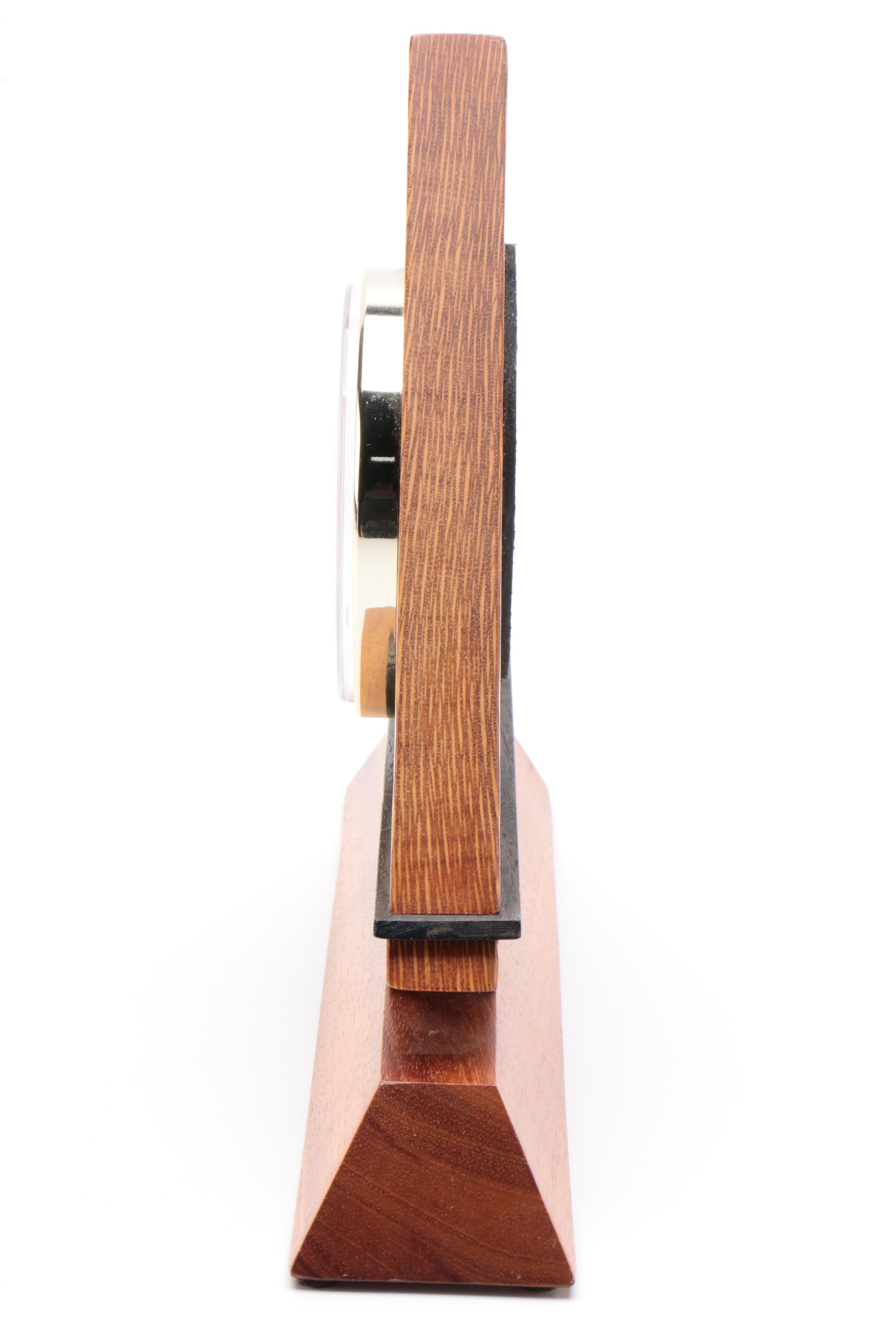 Kasnak Prairie Style Geometric Mantle Clock | EBTH