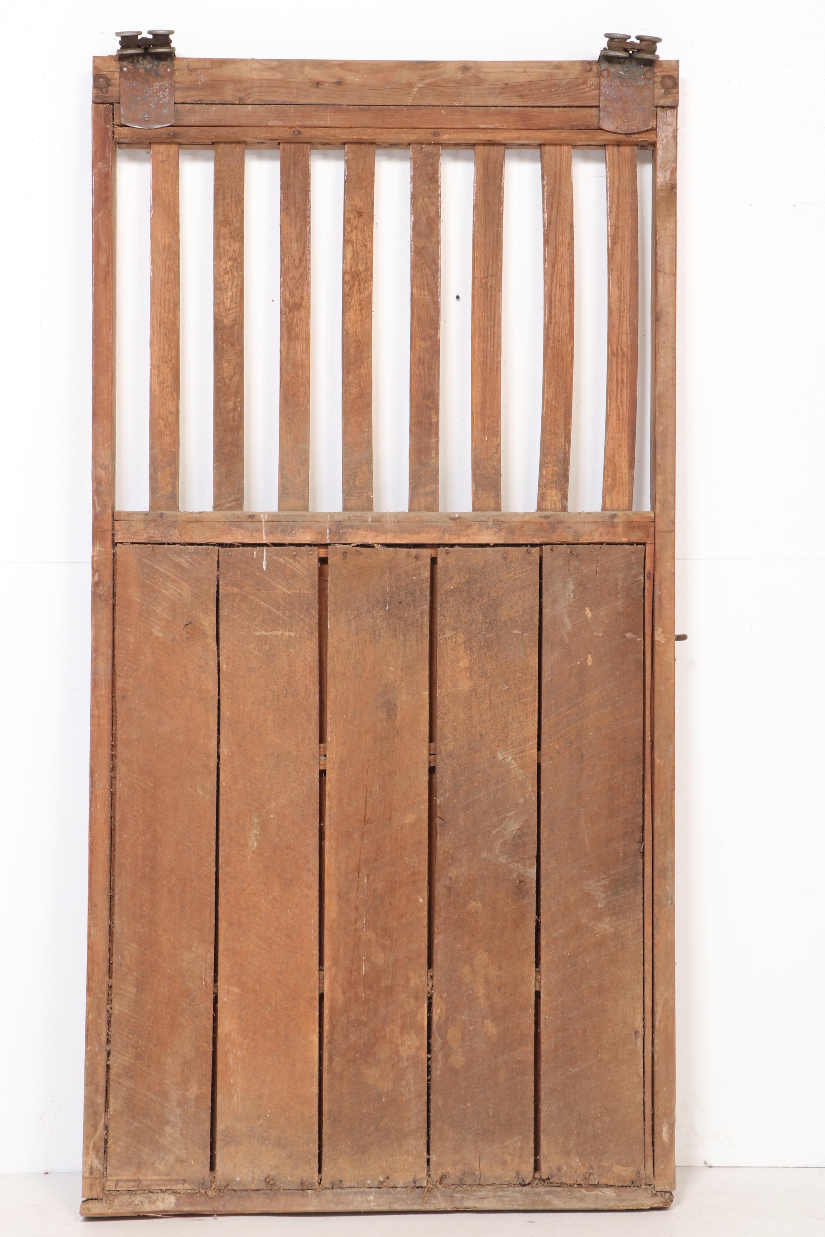 Sliding Horse Stable Door with Original Hardware | EBTH