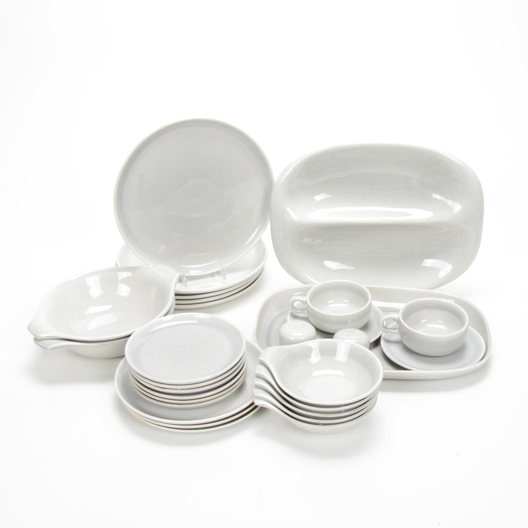 Russel Wright "American Modern" Grey Ceramic Dinnerware | EBTH