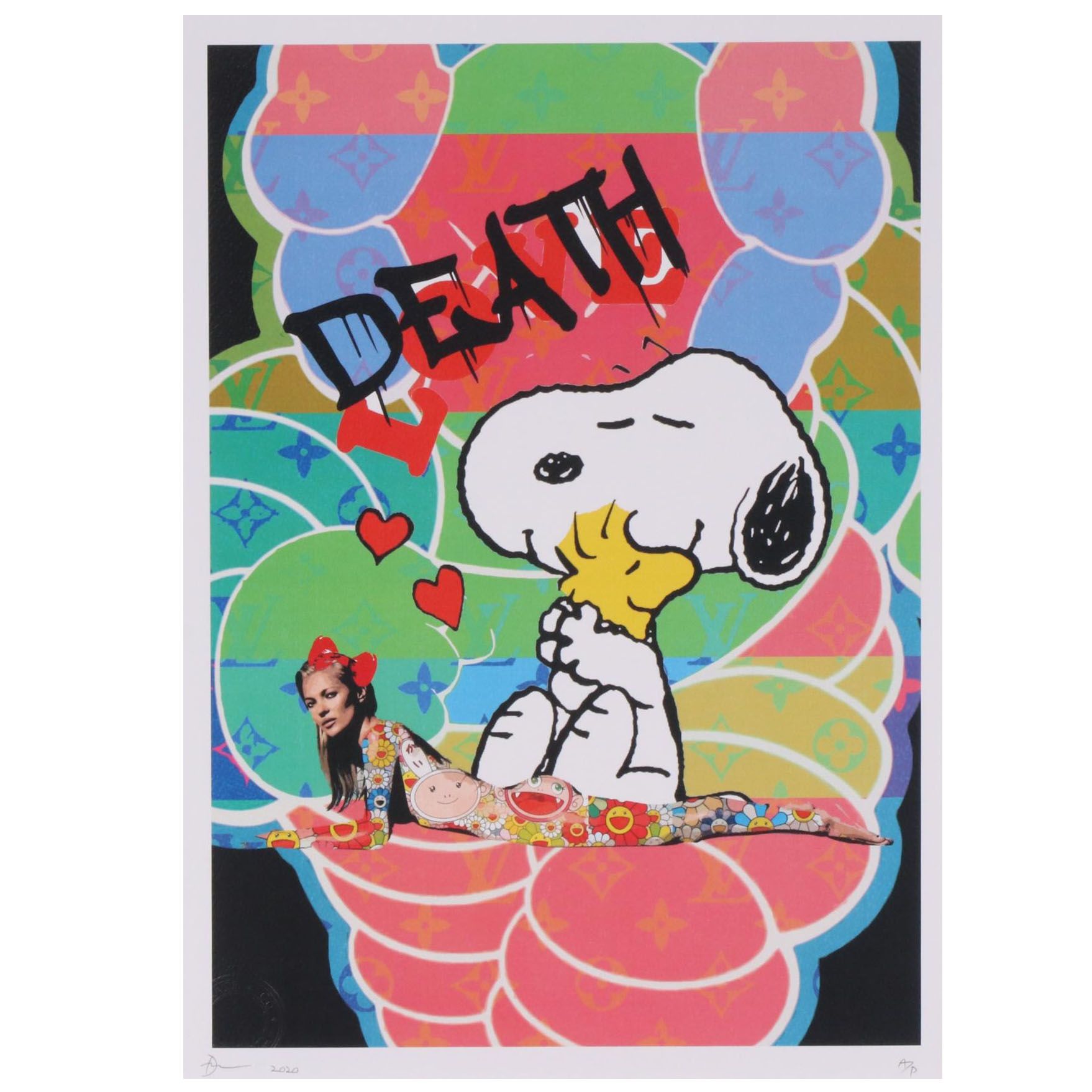 Death NYC Snoopy Love and Death Graphic Print, 2020 | Everything But ...