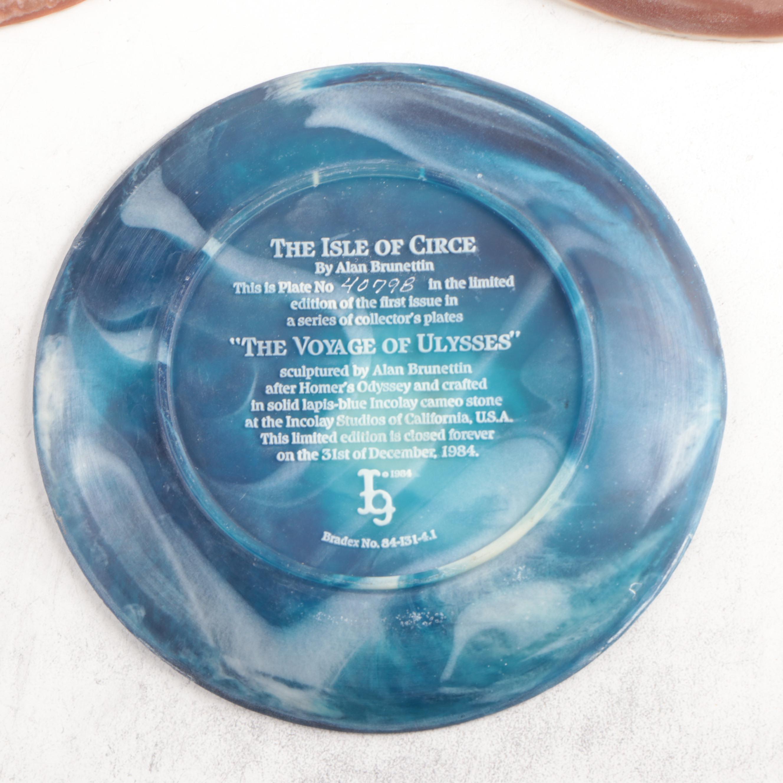 Incolay Studios Stone Sculptured Romantic Poets Collection Plates and ...