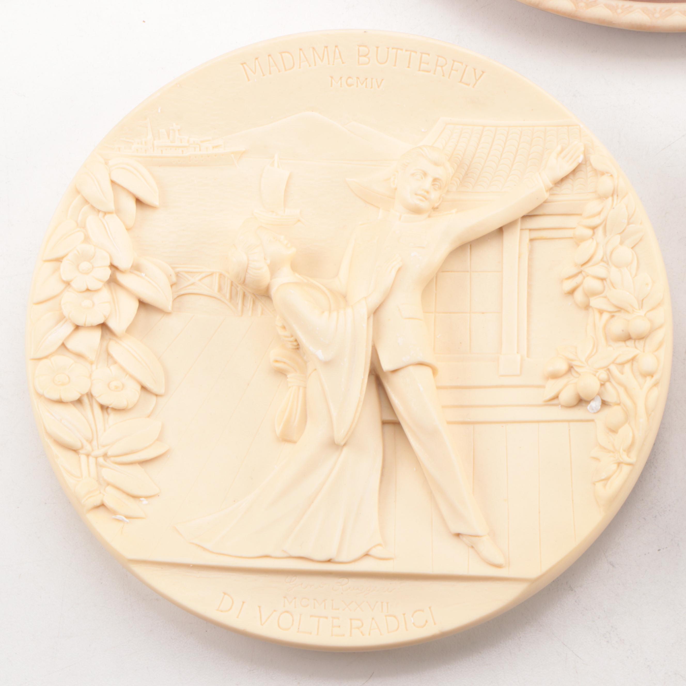 Incolay Studios Stone Sculptured Romantic Poets Collection Plates and ...
