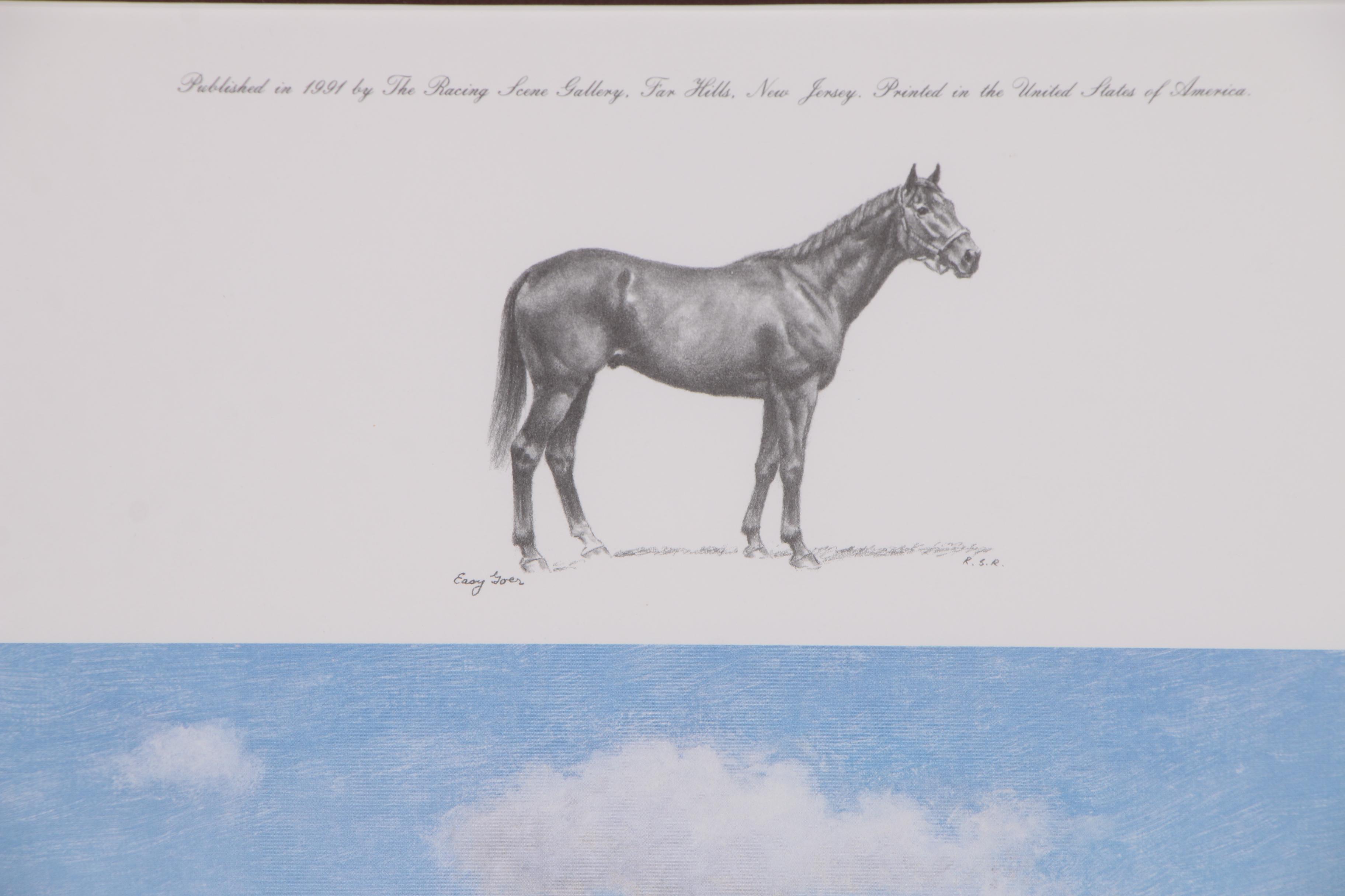 Richard Stone Reeves Equine Offset Lithograph "Alydar" | EBTH