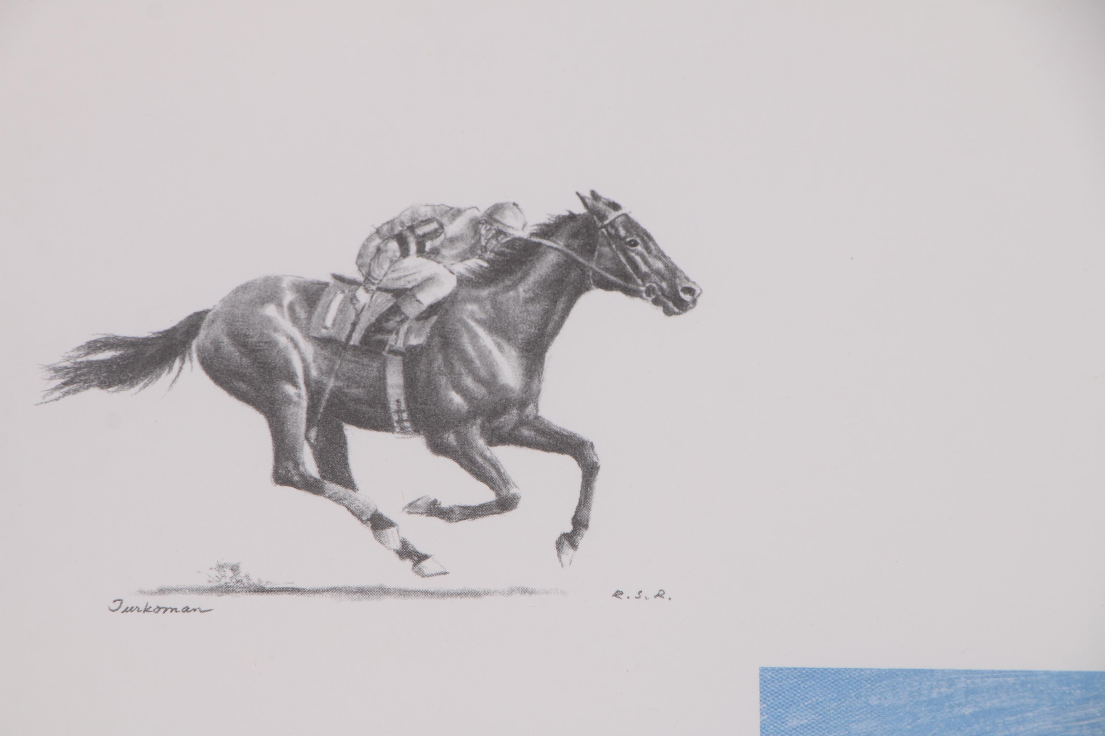Richard Stone Reeves Equine Offset Lithograph "Alydar" | EBTH