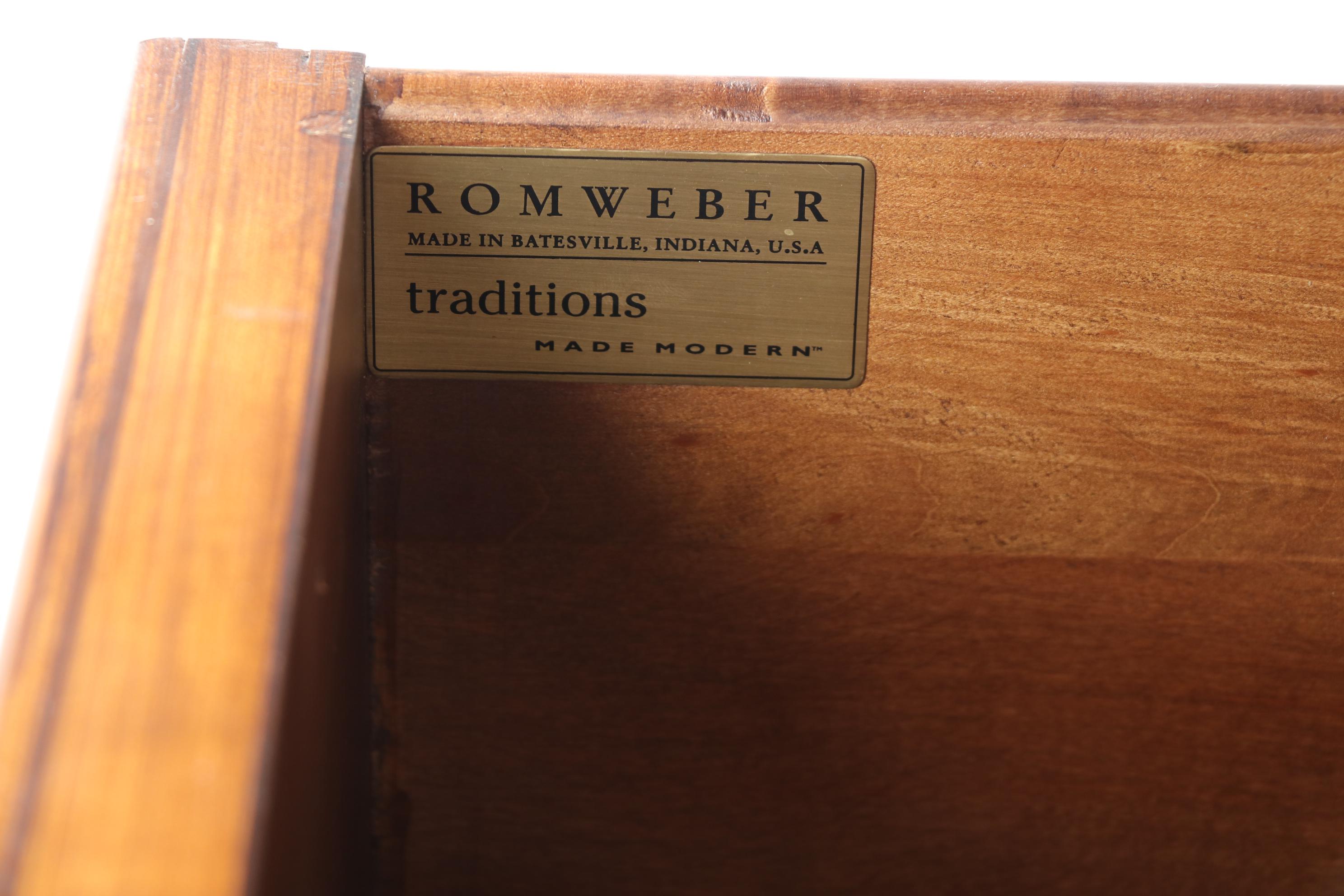 Romweber Walnut 2-Piece Illuminated Display Cabinet | EBTH