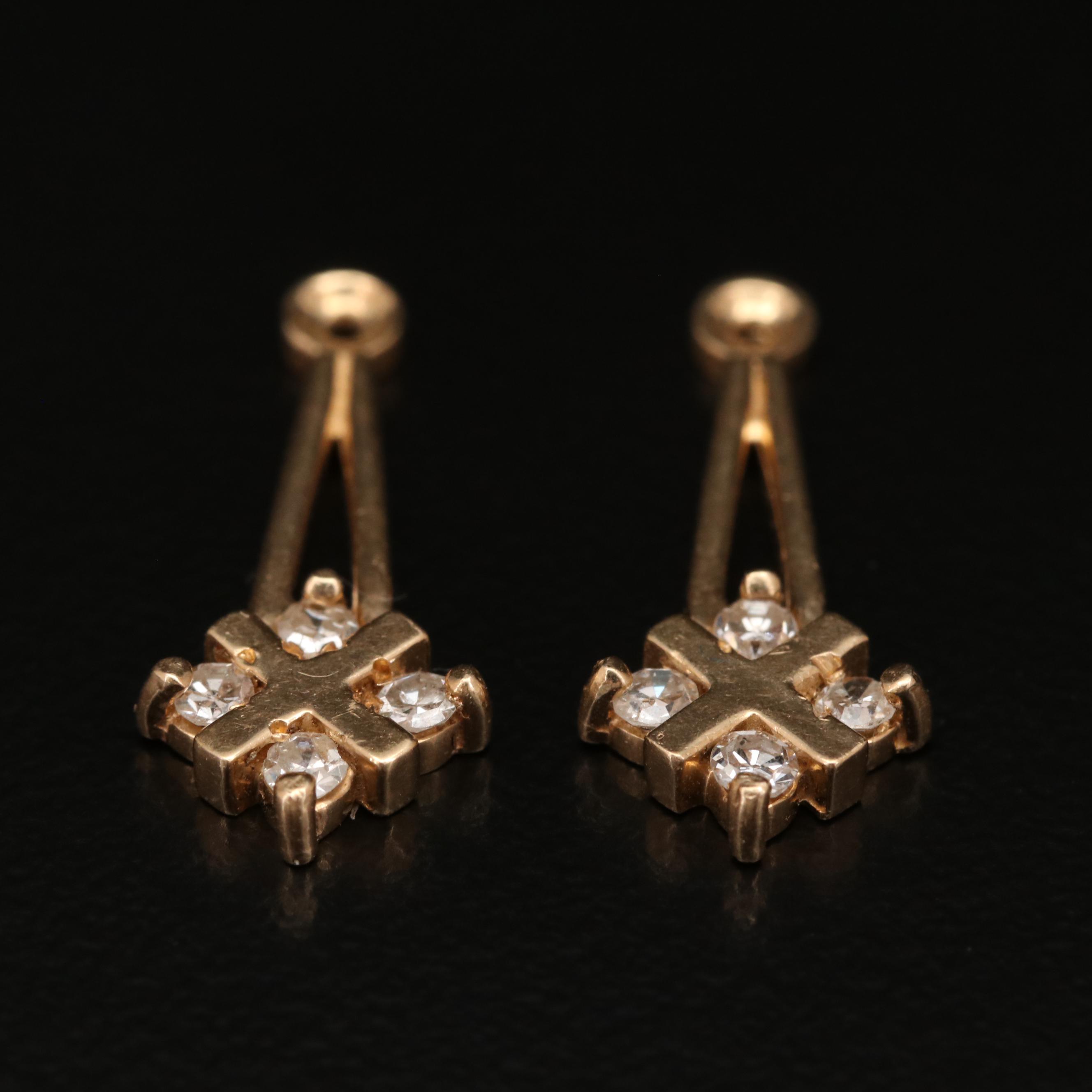 14K Diamond Earring Enhancers | EBTH
