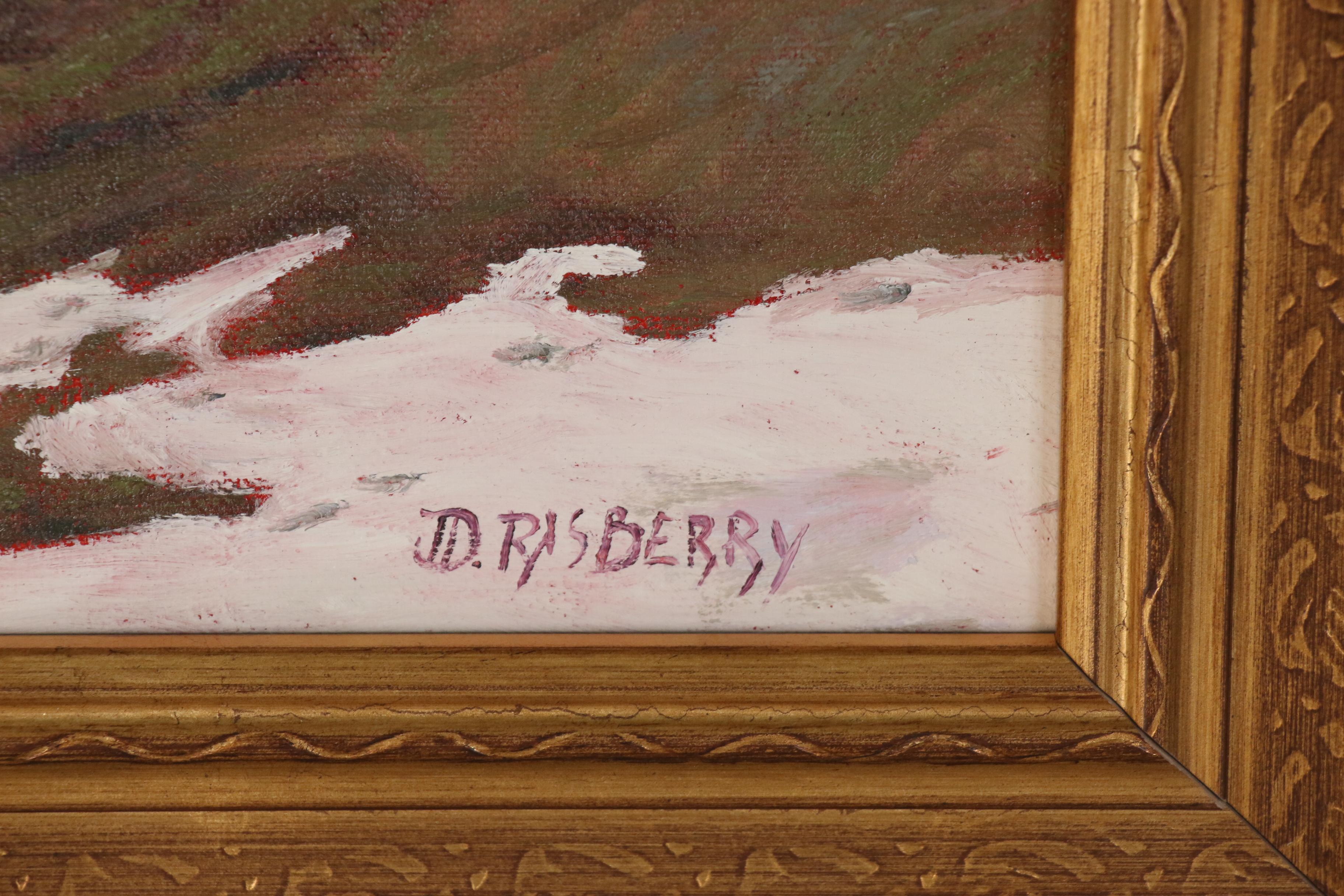 Jesse Don Rasberry Coastal Landscape Oil Painting | EBTH