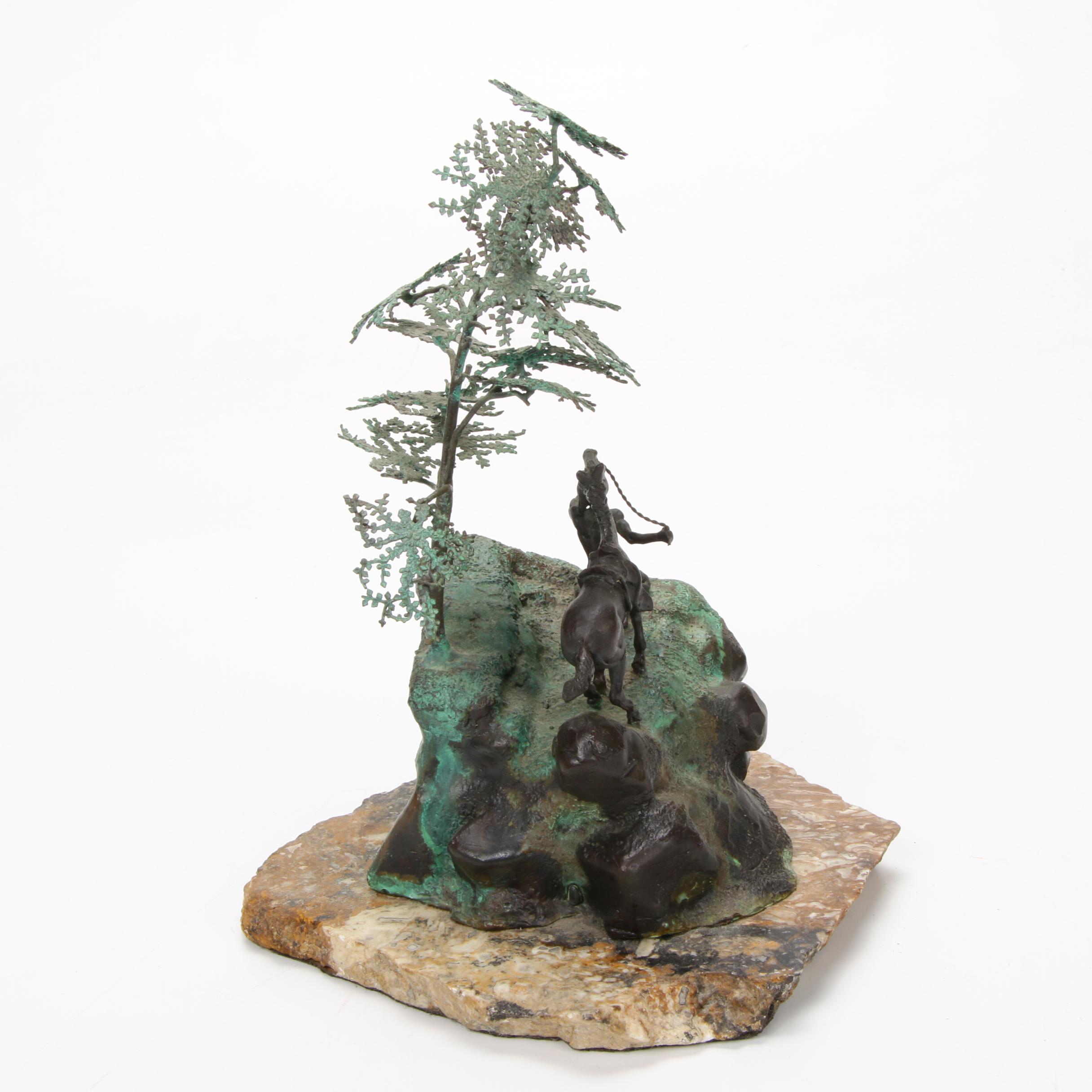 Ron Lee Western Theme Bronze Sculpture, 1972 | EBTH