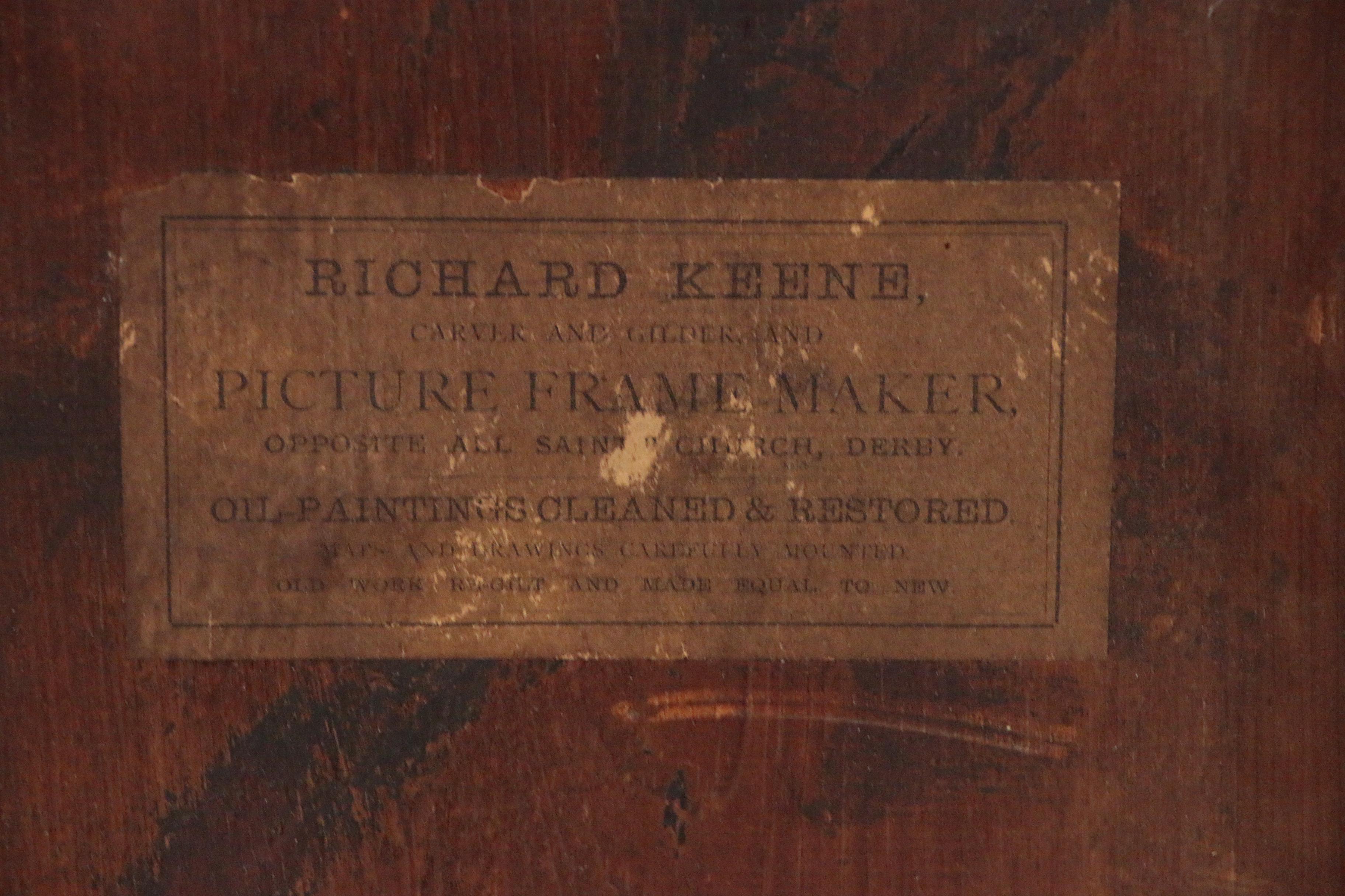 Horace Henry Cauty Genre Oil Painting of Woman with Basket, Late 19th ...