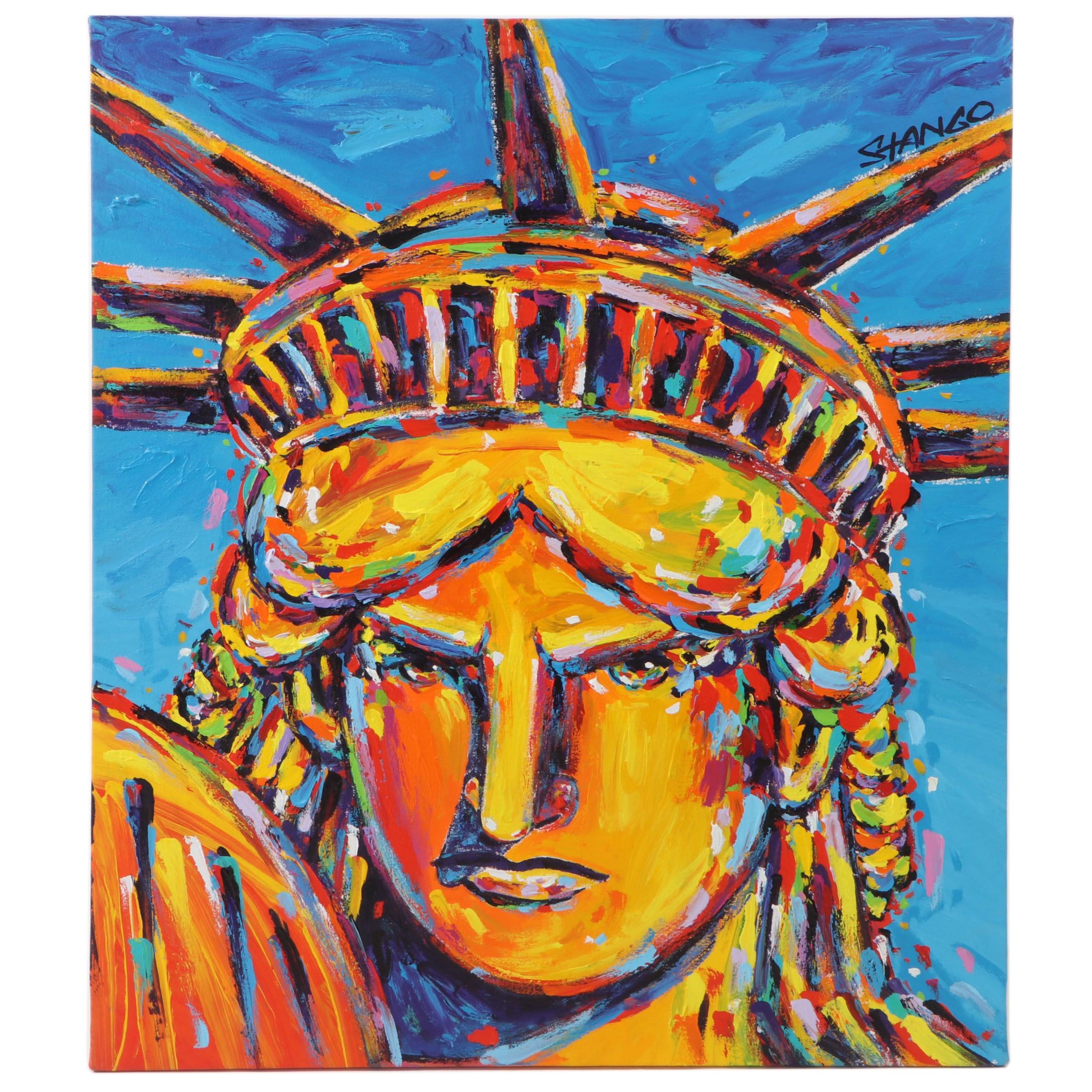 John Stango Pop Art Acrylic Painting "Liberty" | EBTH