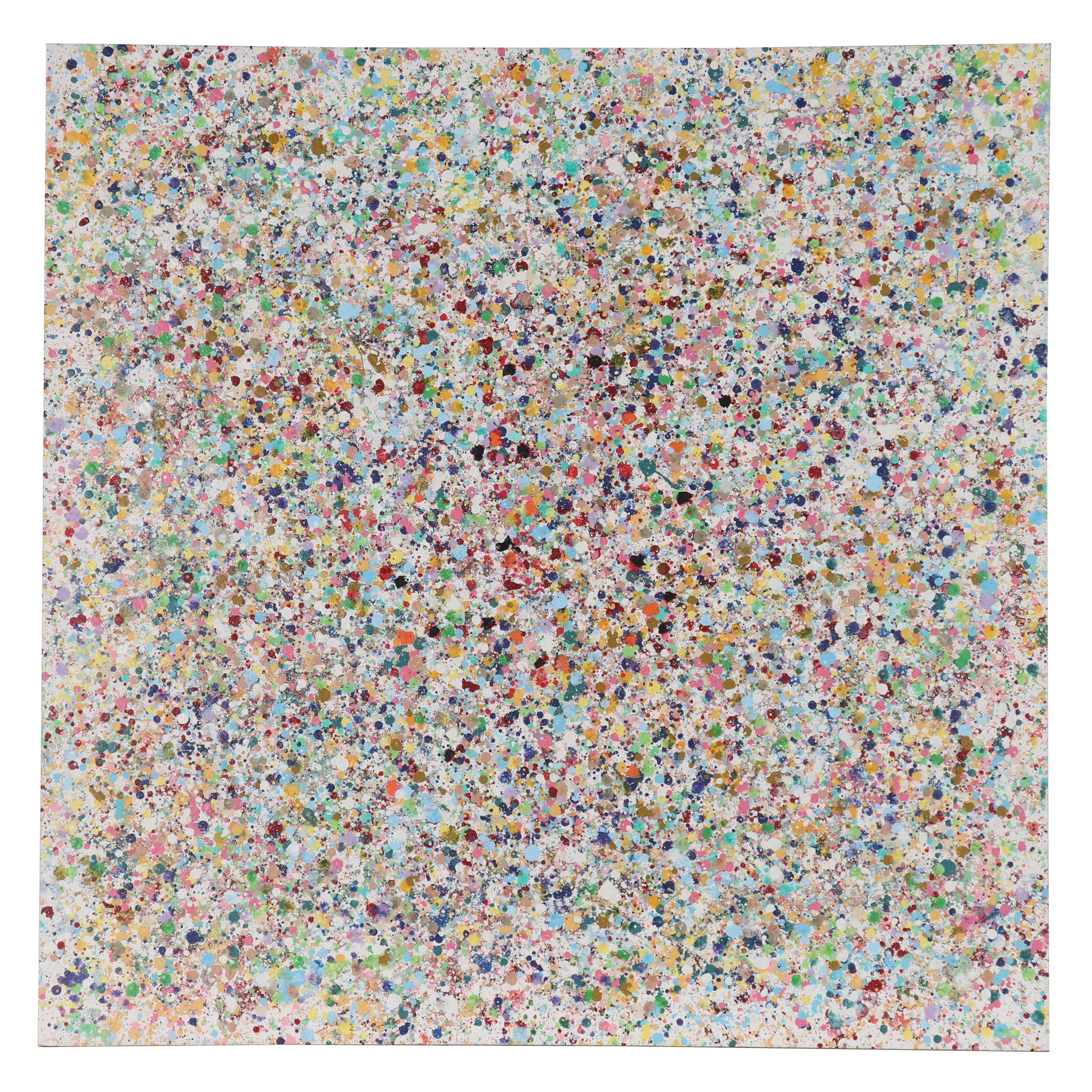 Michael Karr Abstract Action Acrylic Painting, 2019 | EBTH