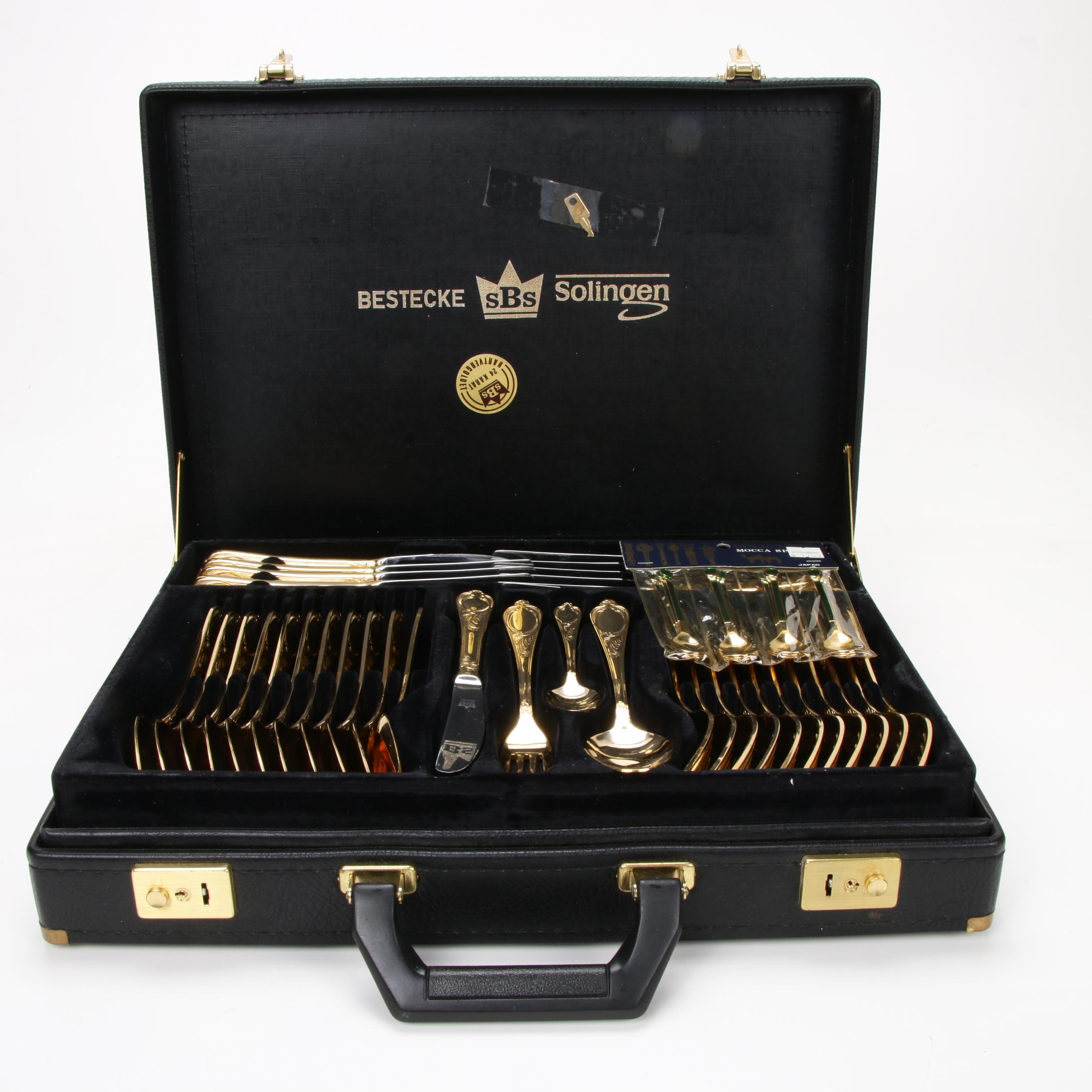 Bestecke Solingen "Wein" 24K Plate Flatware | EBTH