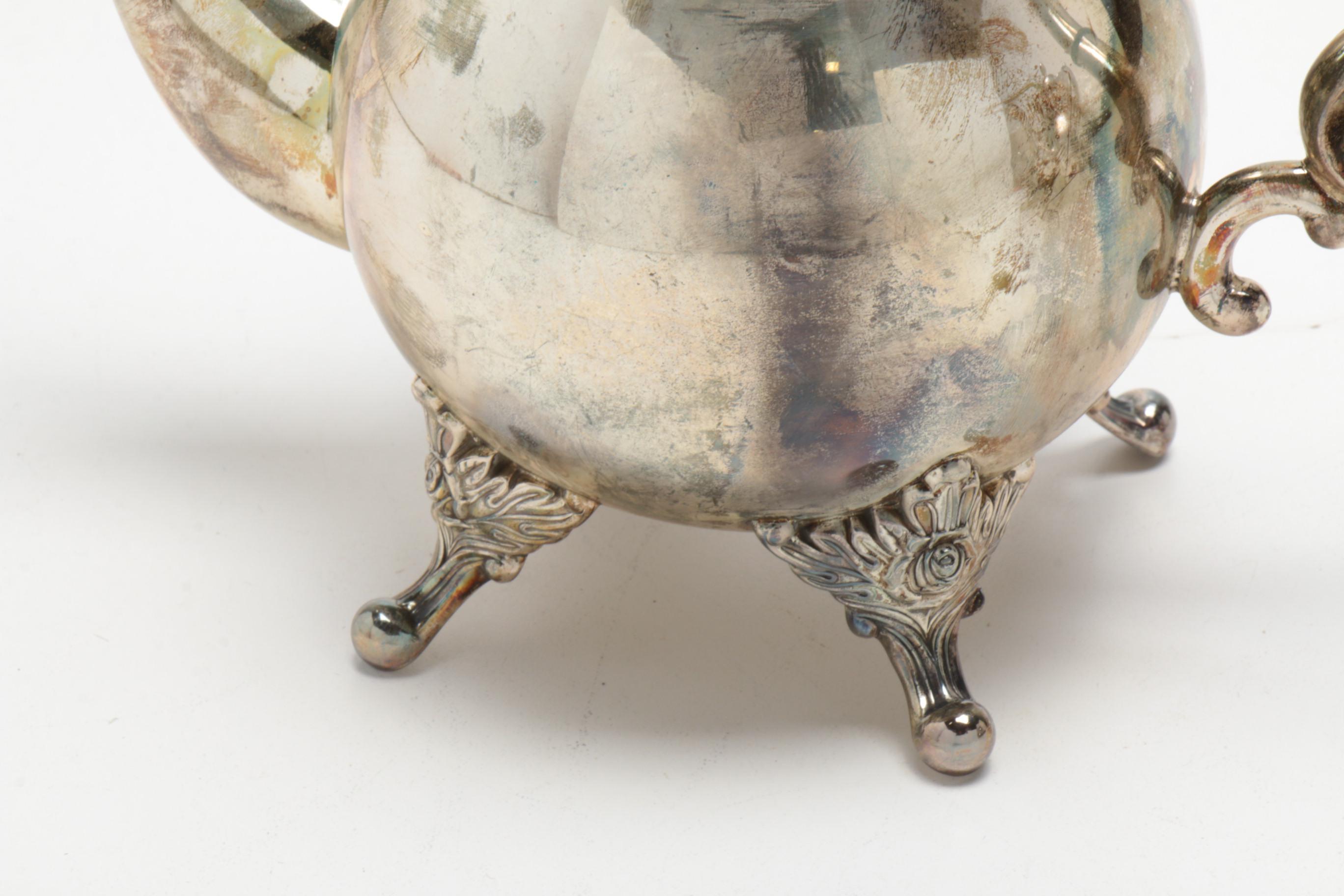 Asahi Shoten 950 Silver Five-Piece Teaset, Mid-20th Century | EBTH