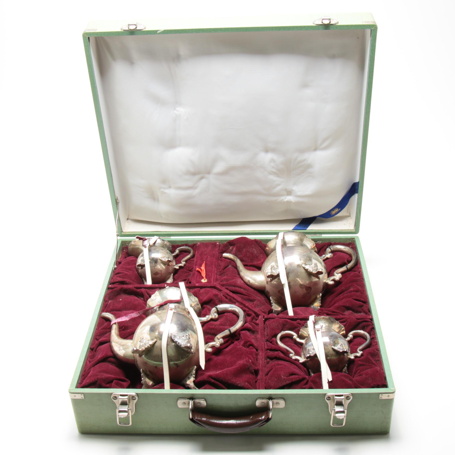 Asahi Shoten 950 Silver Five-Piece Teaset, Mid-20th Century | EBTH