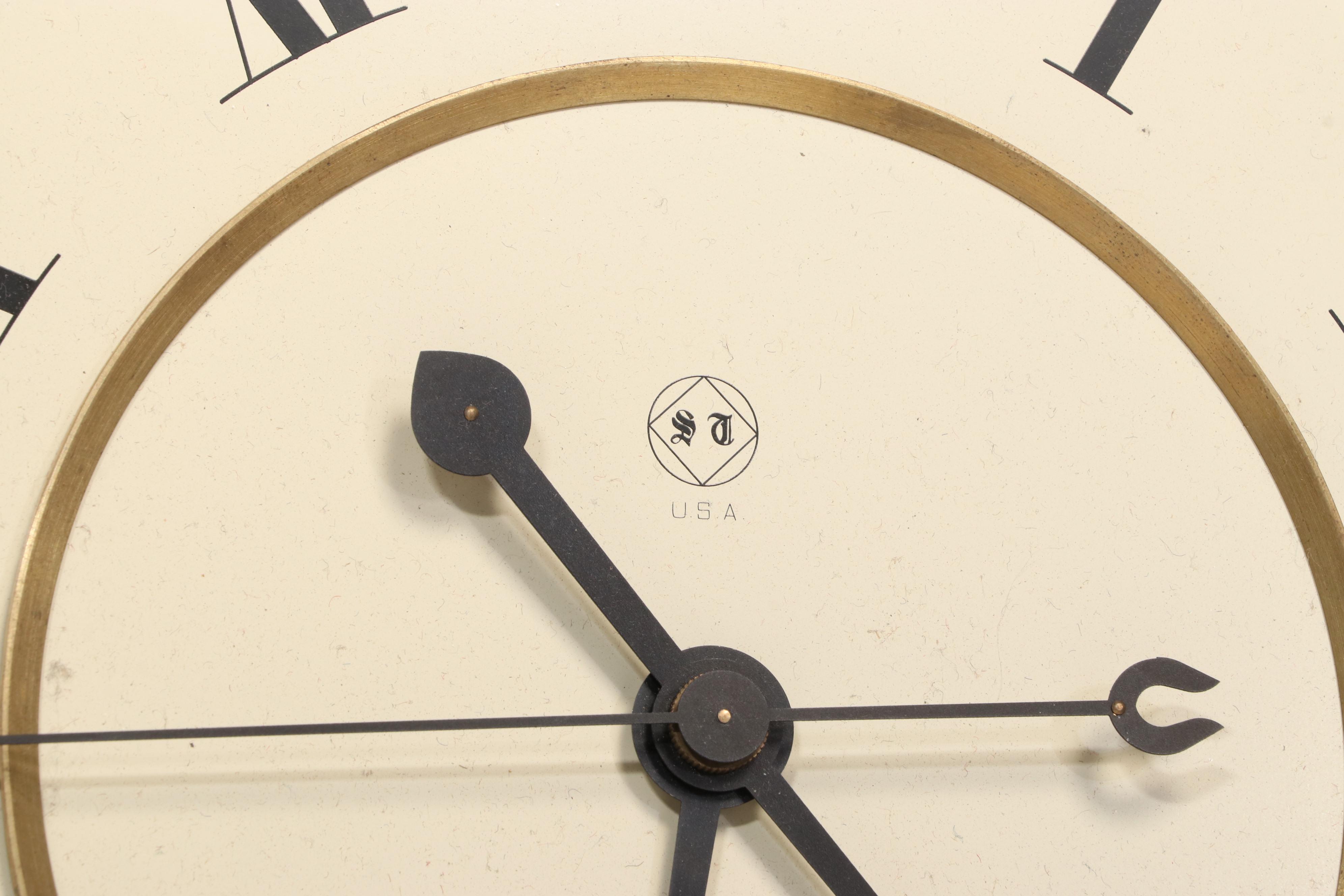 Victorian Seth Thomas Walnut Regulator Clock, Late 19th Century ...