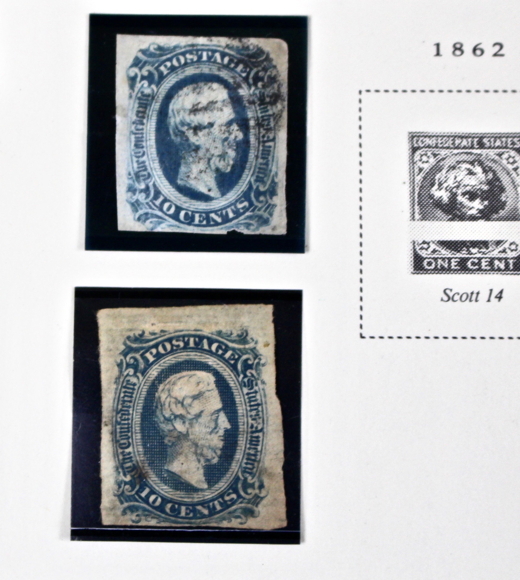 Confederate Postage Stamp Collection, 1861–1863 | EBTH