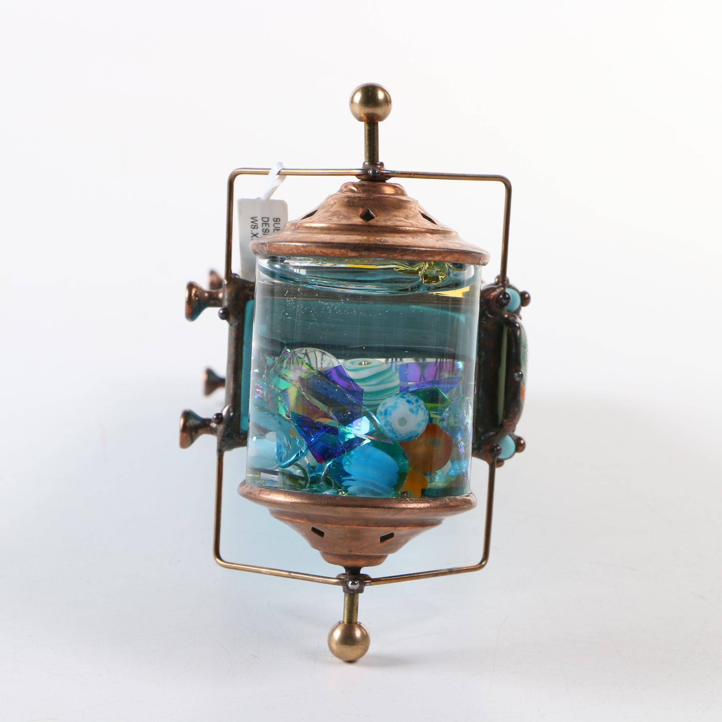 Sue Rioux "Sweet Dreams" Art Glass Kaleidoscope | EBTH