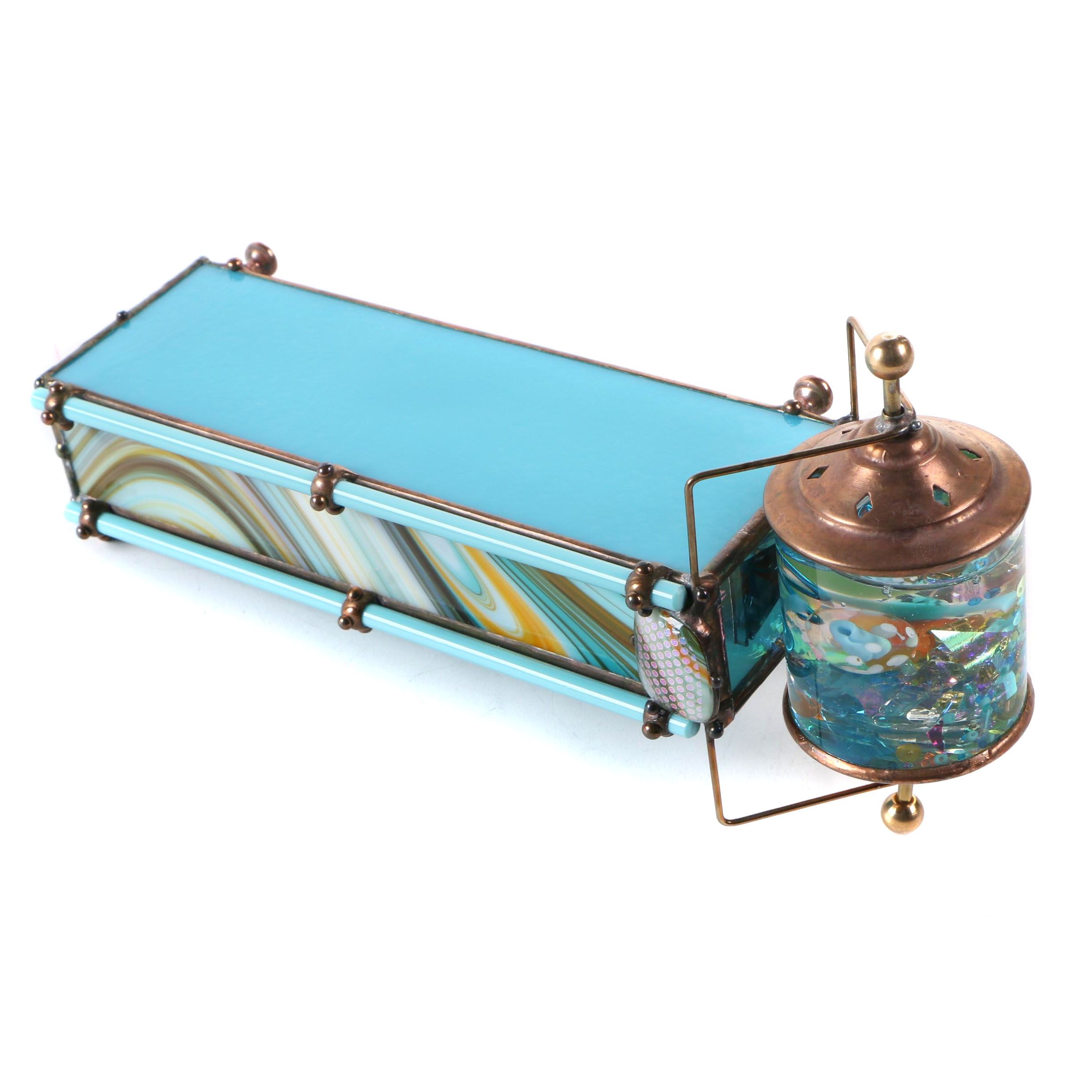 Sue Rioux "Sweet Dreams" Art Glass Kaleidoscope | EBTH