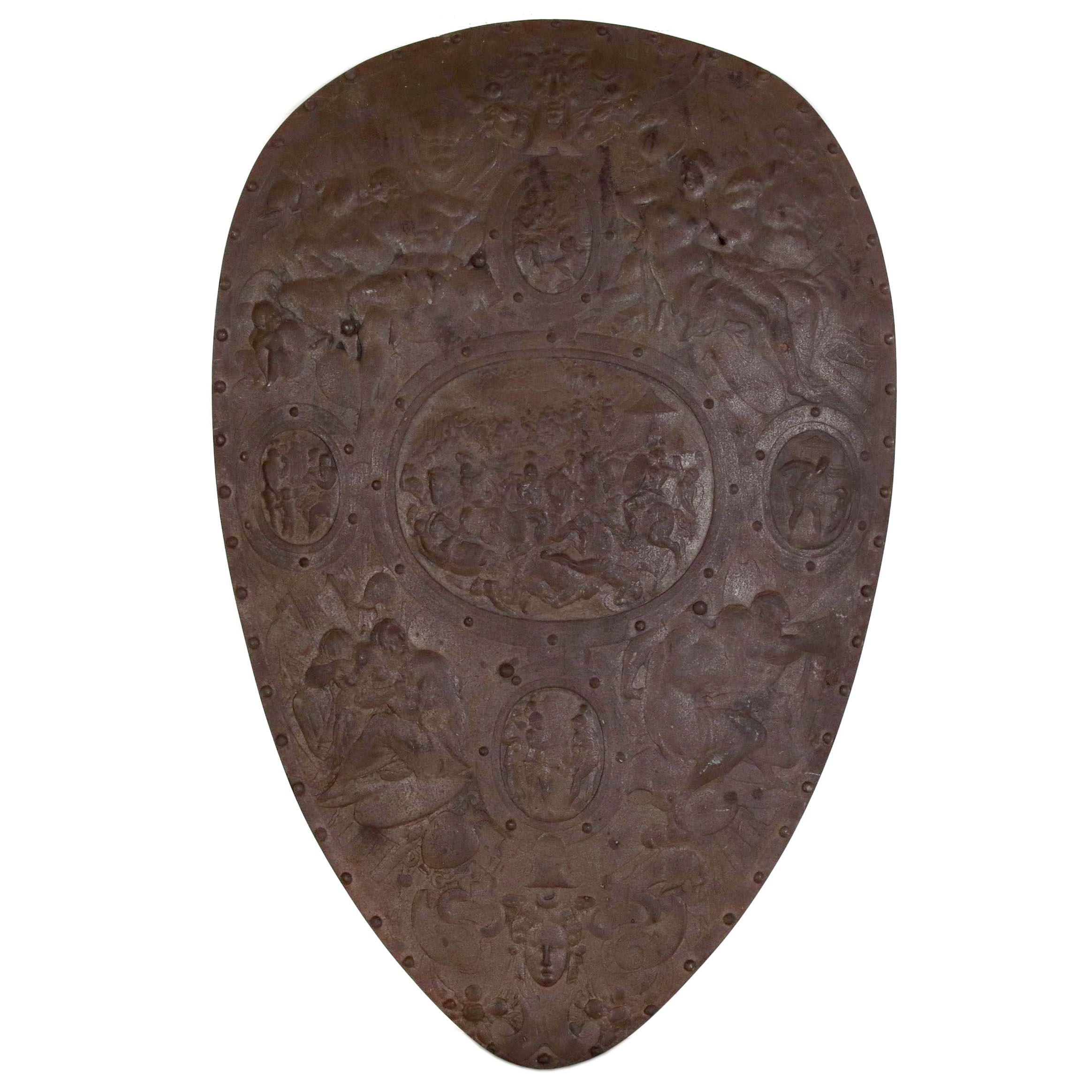 German Cast Iron Renaissance Style Shield, Circa 1900 | EBTH