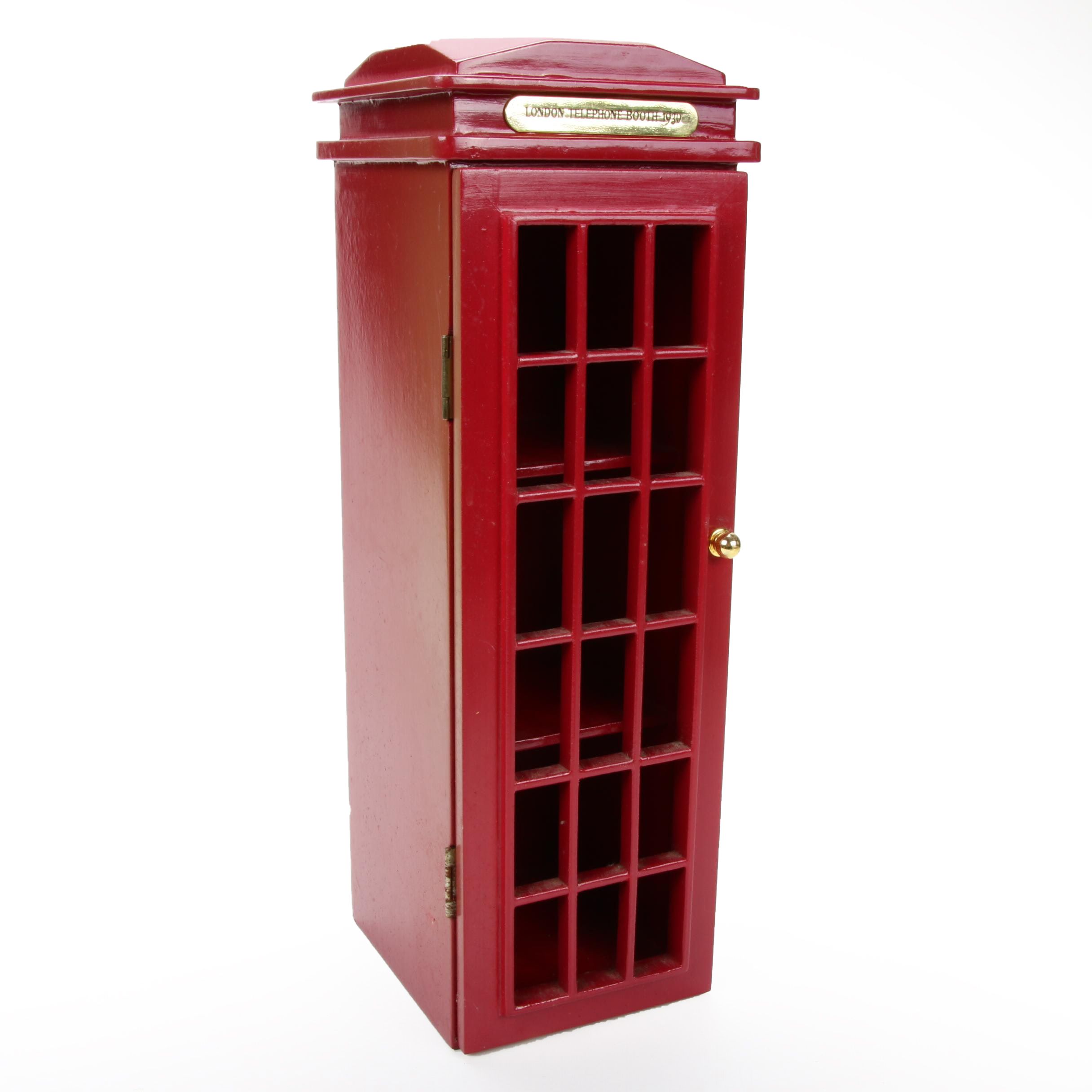 "London Telephone Booth" Media Shelf | EBTH
