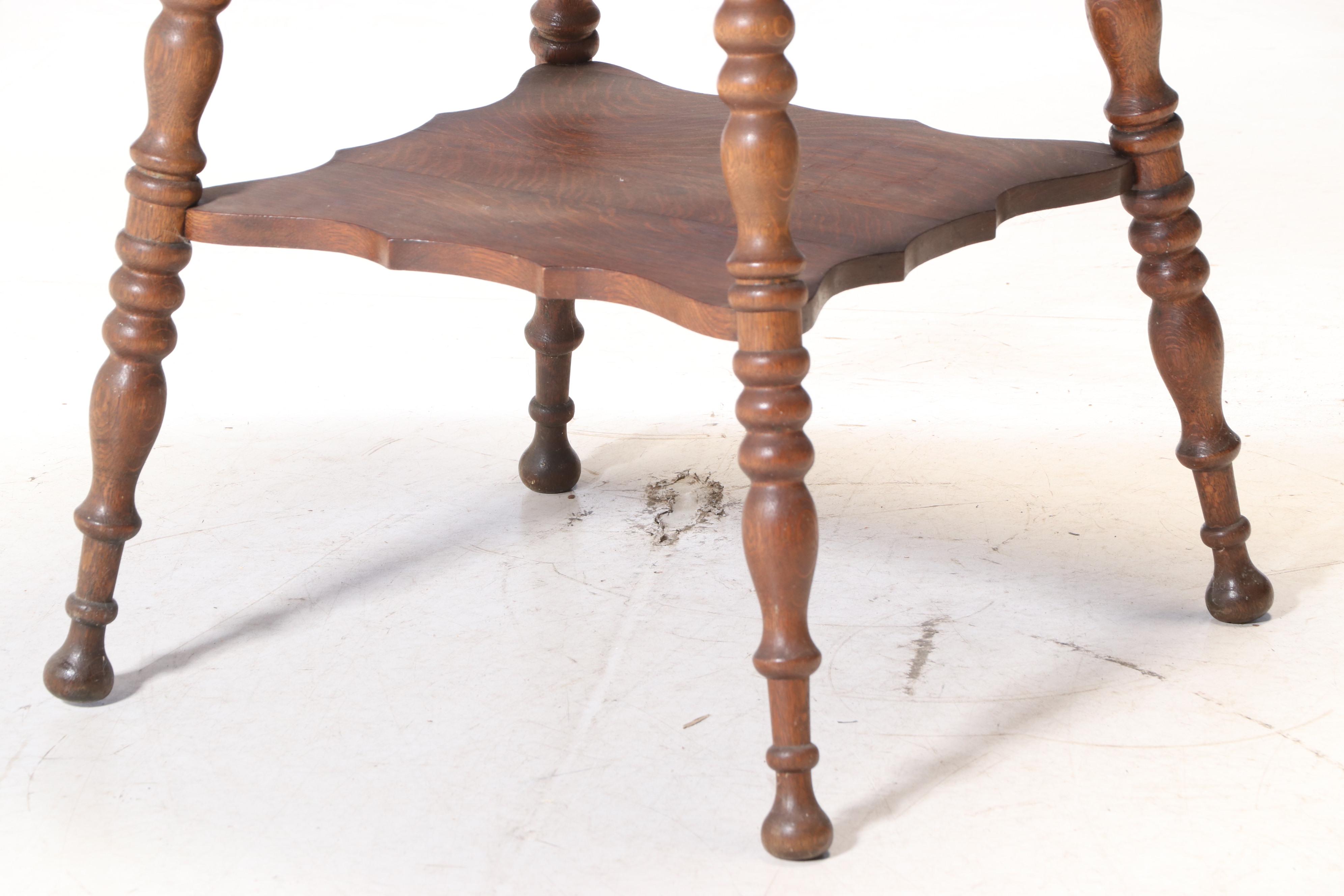 Late Victorian Oak Side Table, circa 1900 | EBTH