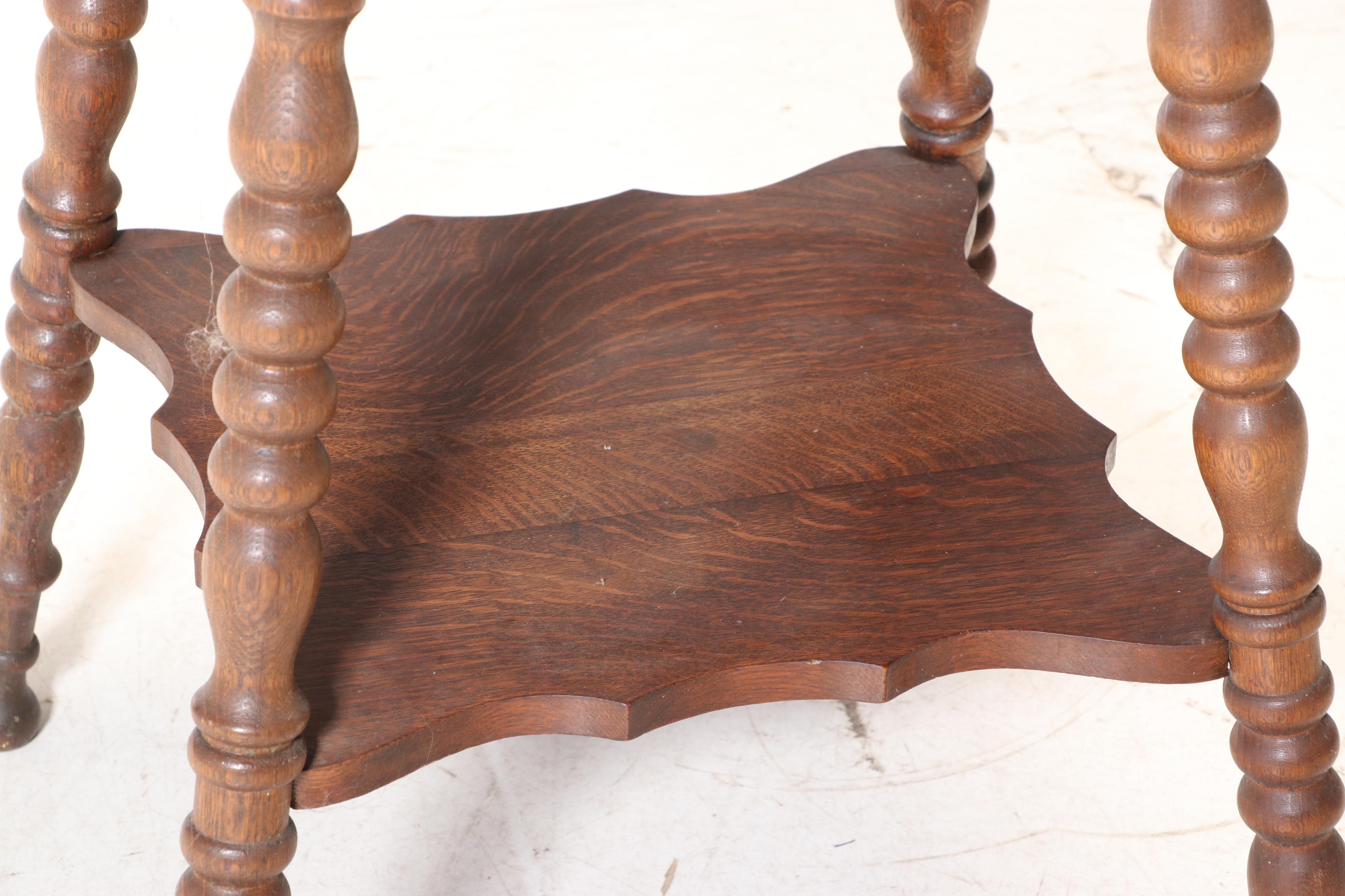 Late Victorian Oak Side Table, circa 1900 | EBTH