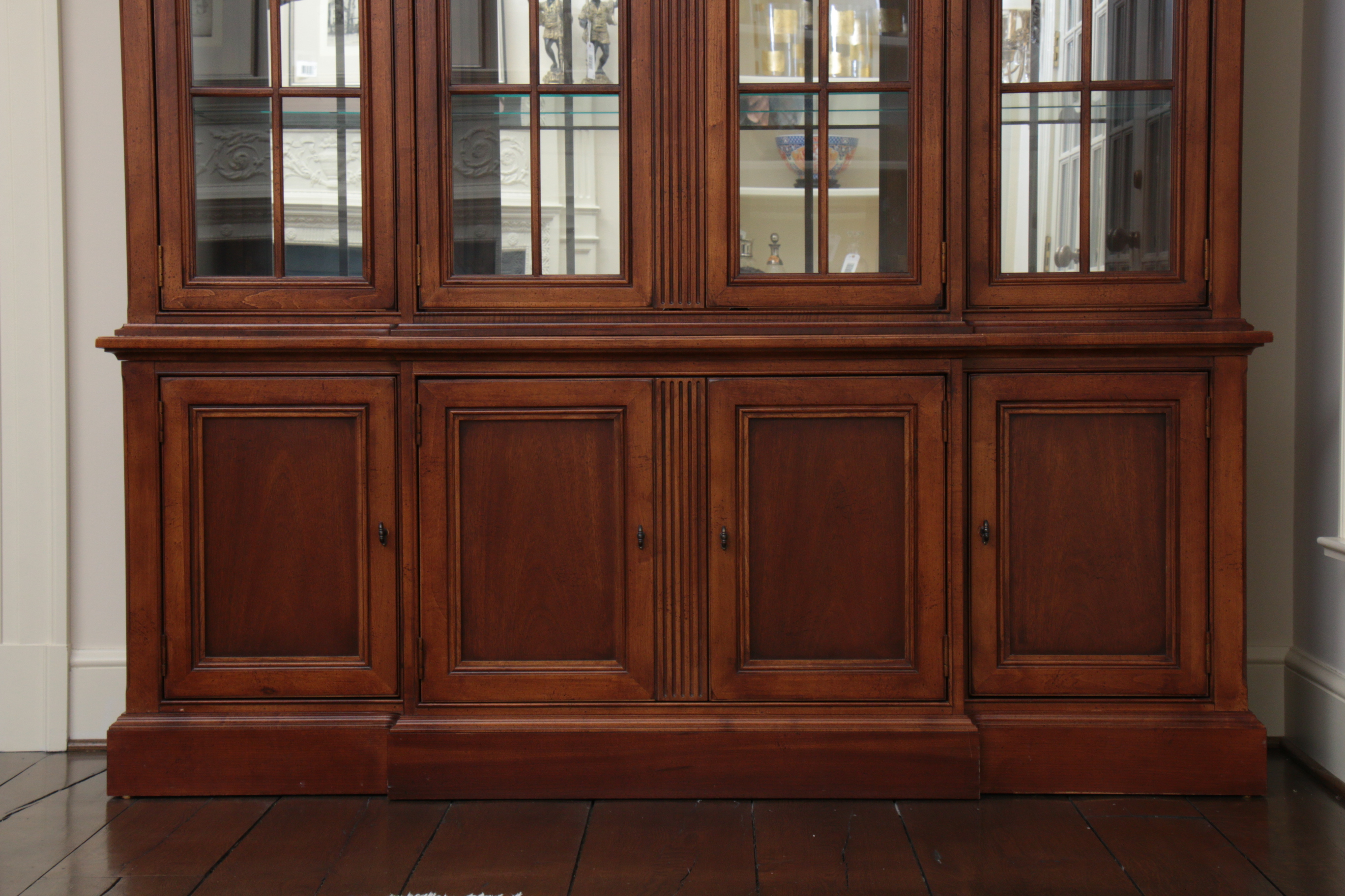 Stanley Furniture "Villa Antica" Breakfront China Cabinet | EBTH