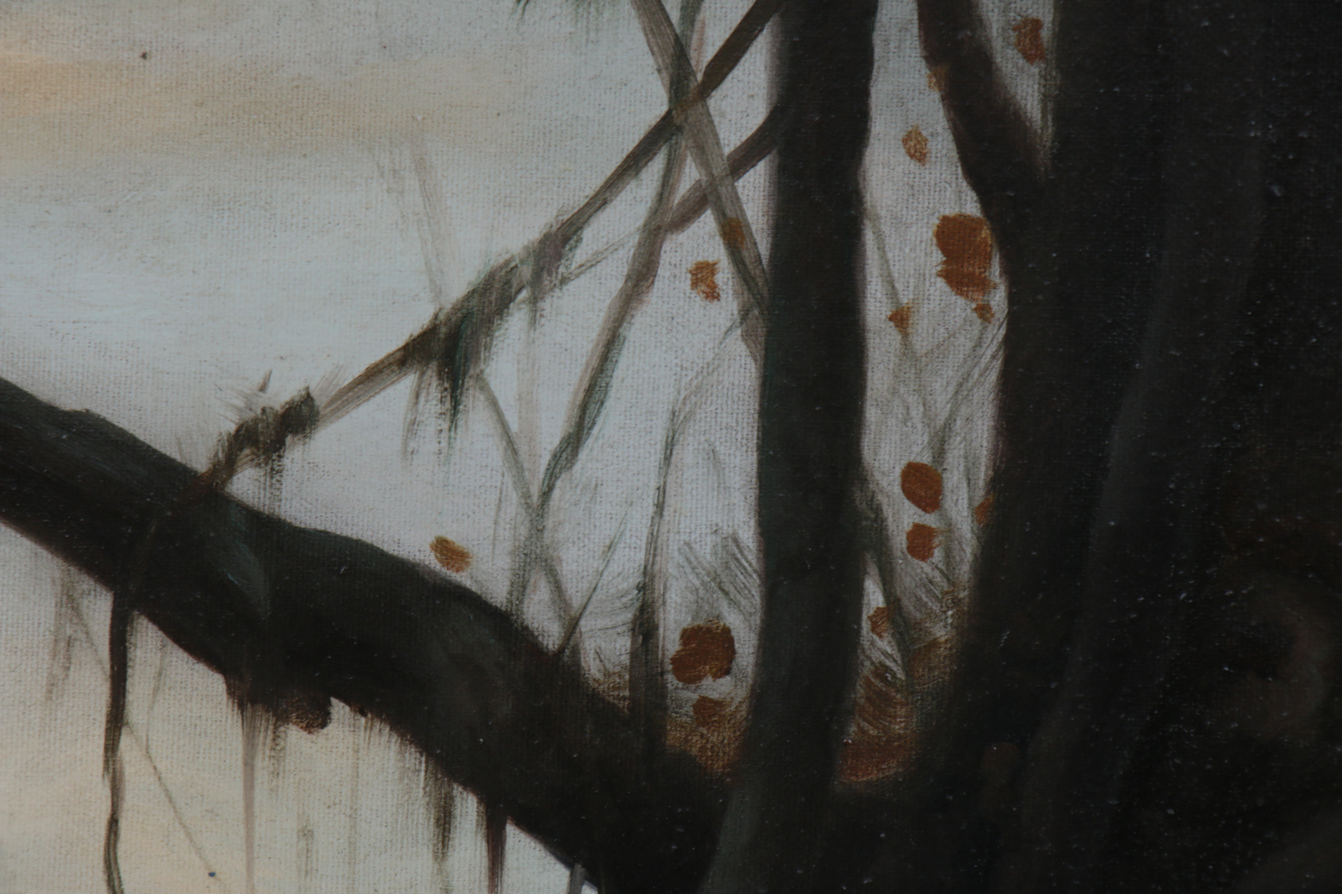 Jim Huff Oil Painting of Lions, Late 20th Century | EBTH