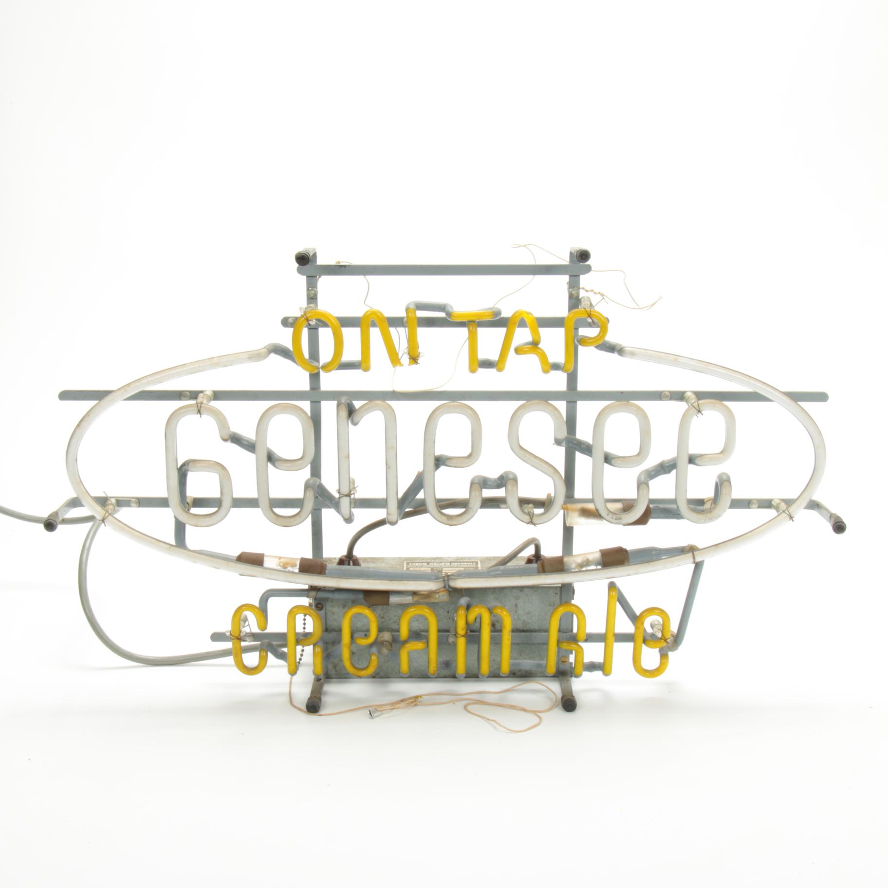 Genesee Cream Ale Neon Illuminated Sign | EBTH