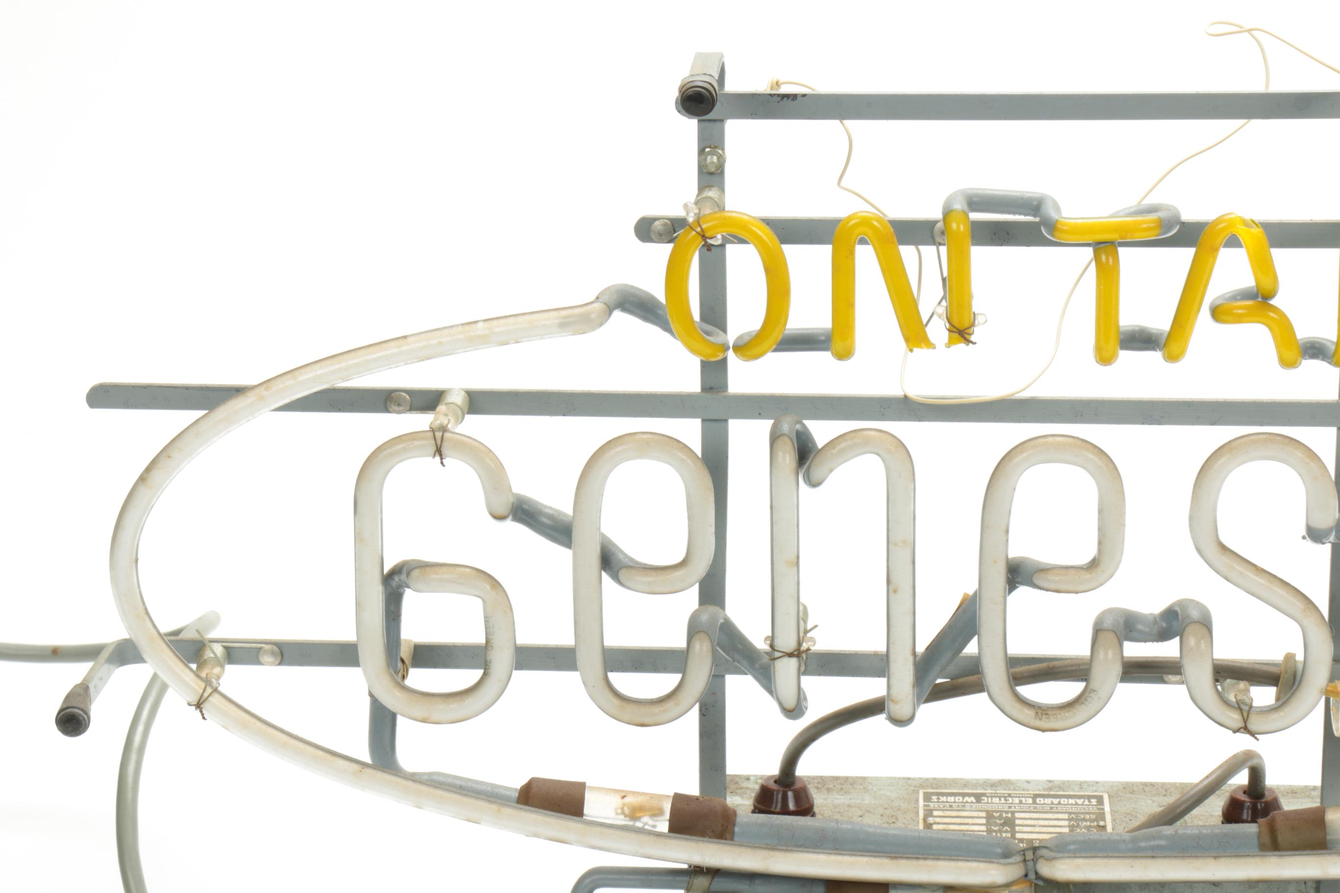 Genesee Cream Ale Neon Illuminated Sign | EBTH