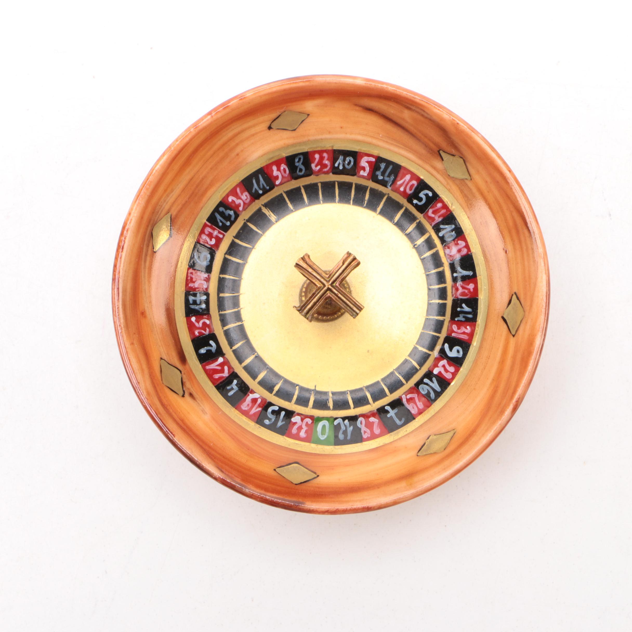 Hand-Painted Roulette Wheel Porcelain Limoges Box | EBTH