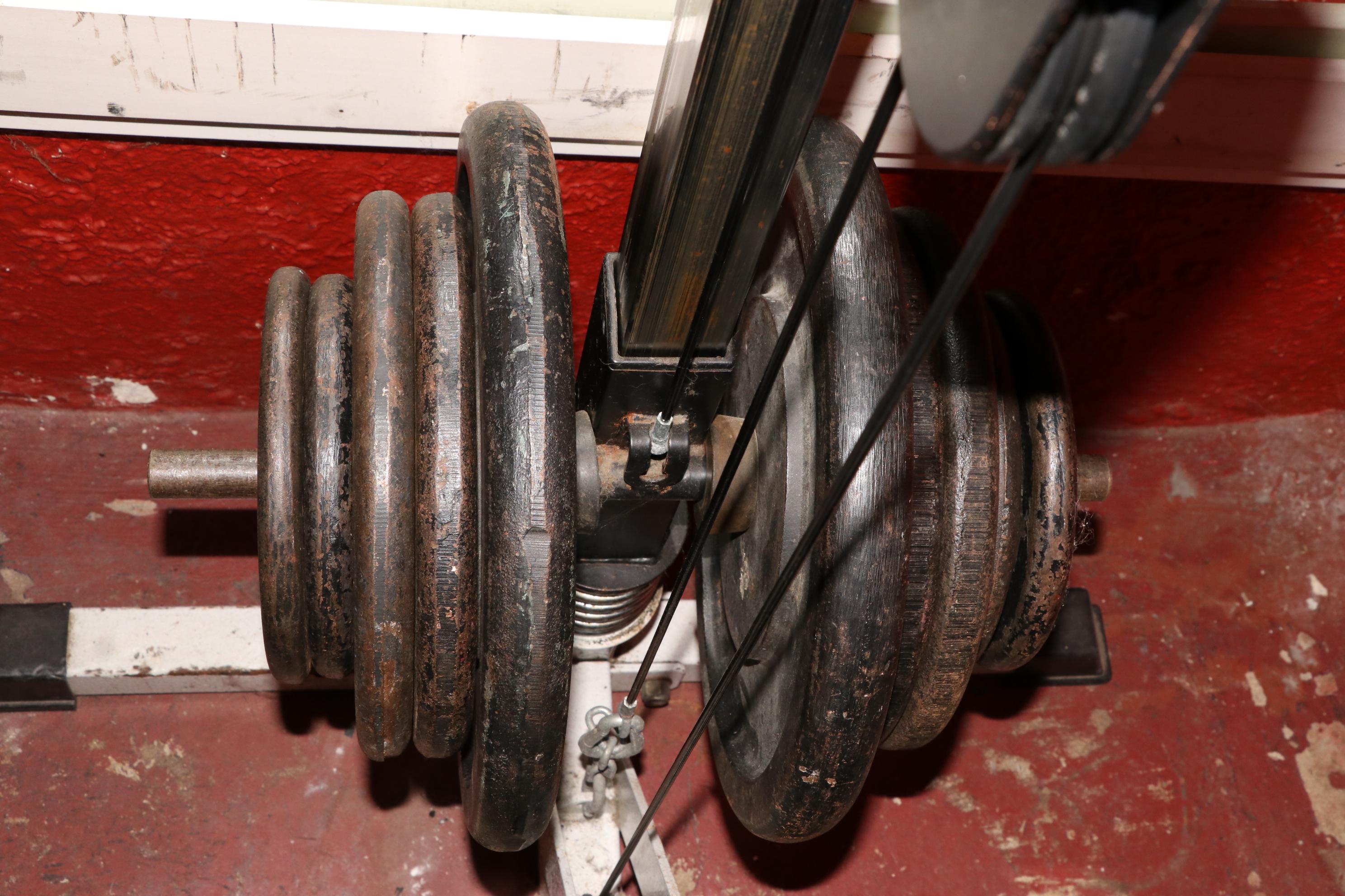 BodyCraft Cable Machine with Standard Weight Plates and Attachments ...