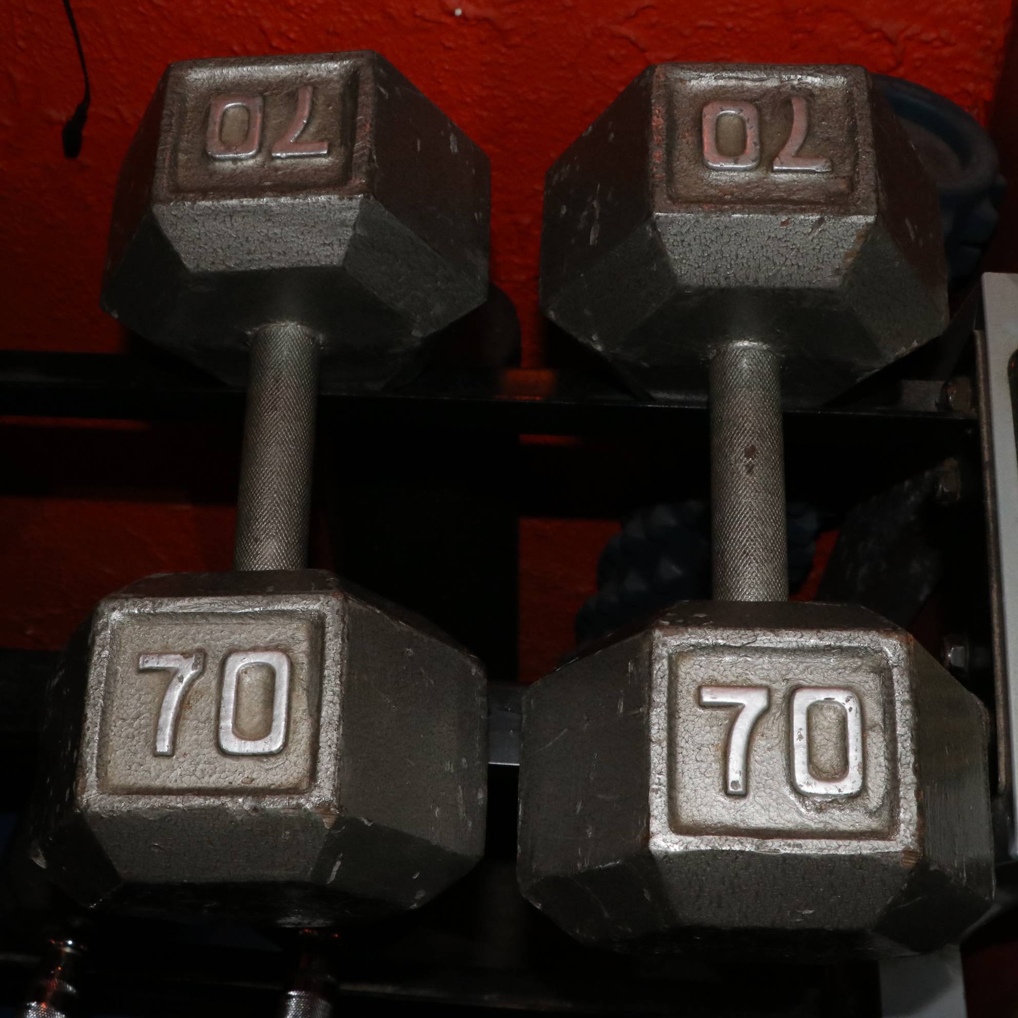 Assorted Dumbbell Pairs with Club Weider Rack | EBTH