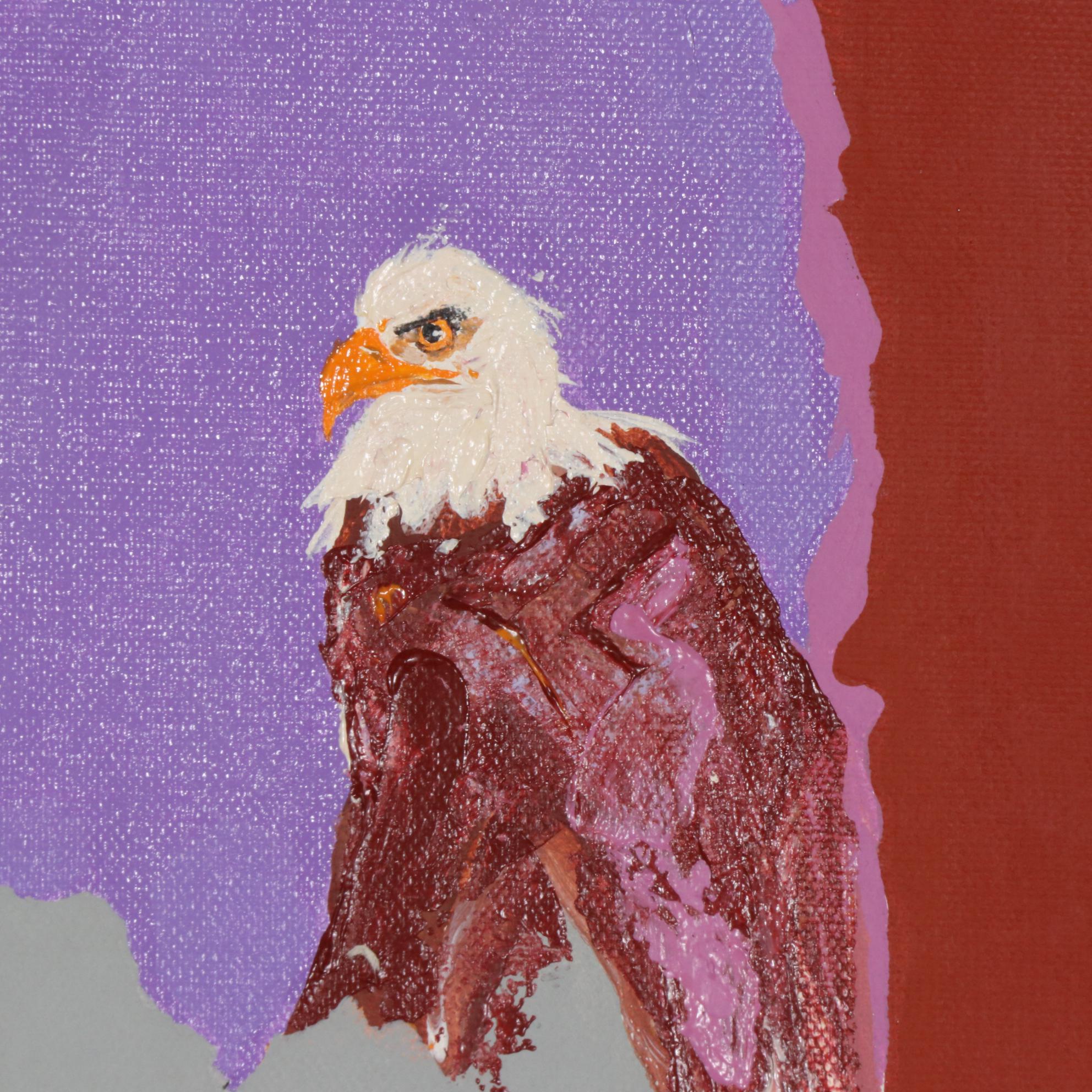 Geronimo Mark Acrylic Painting "Big Medicine", 1995 | EBTH