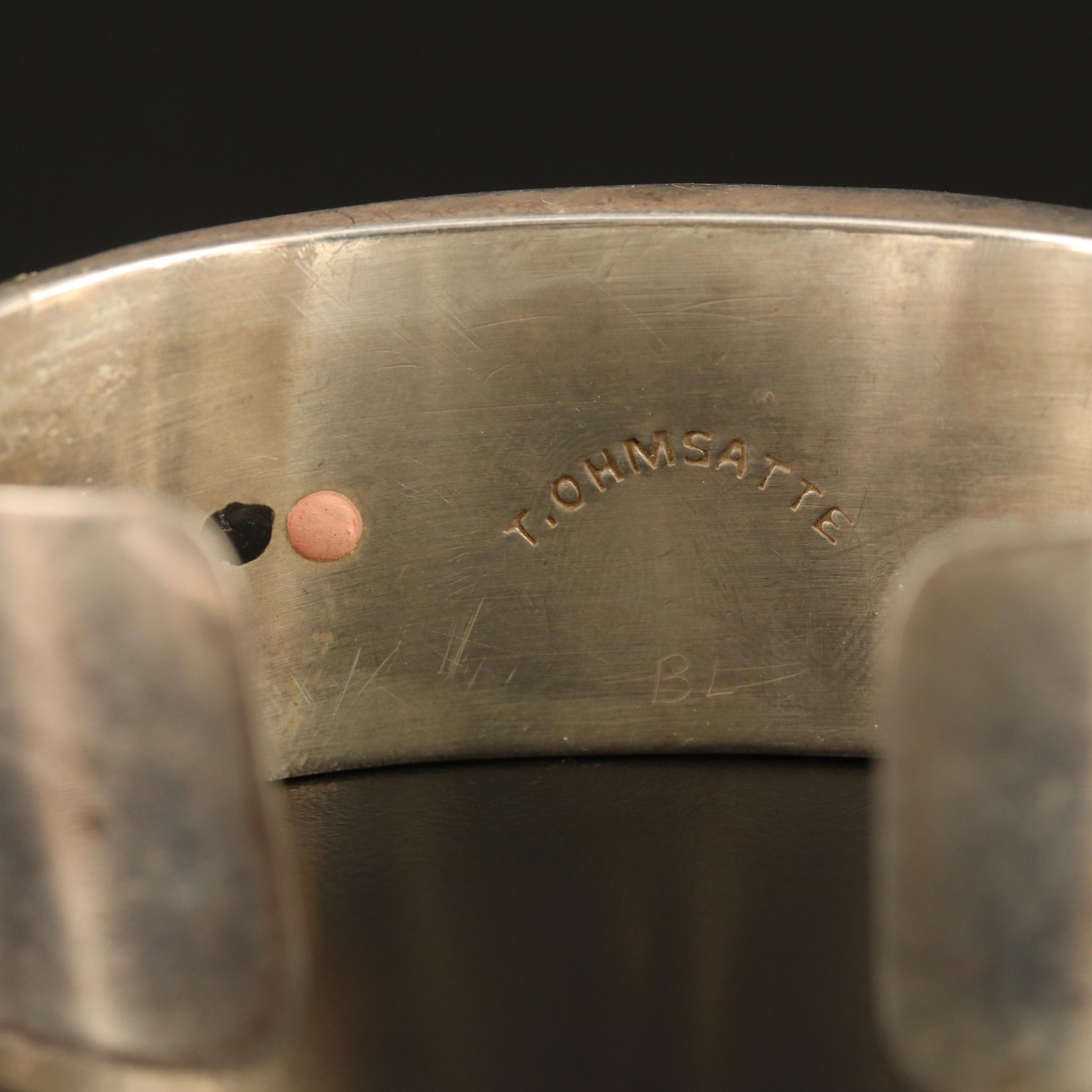 Tony Ohmsatte Zuni Gan Dancer Inlaid Cuff | EBTH