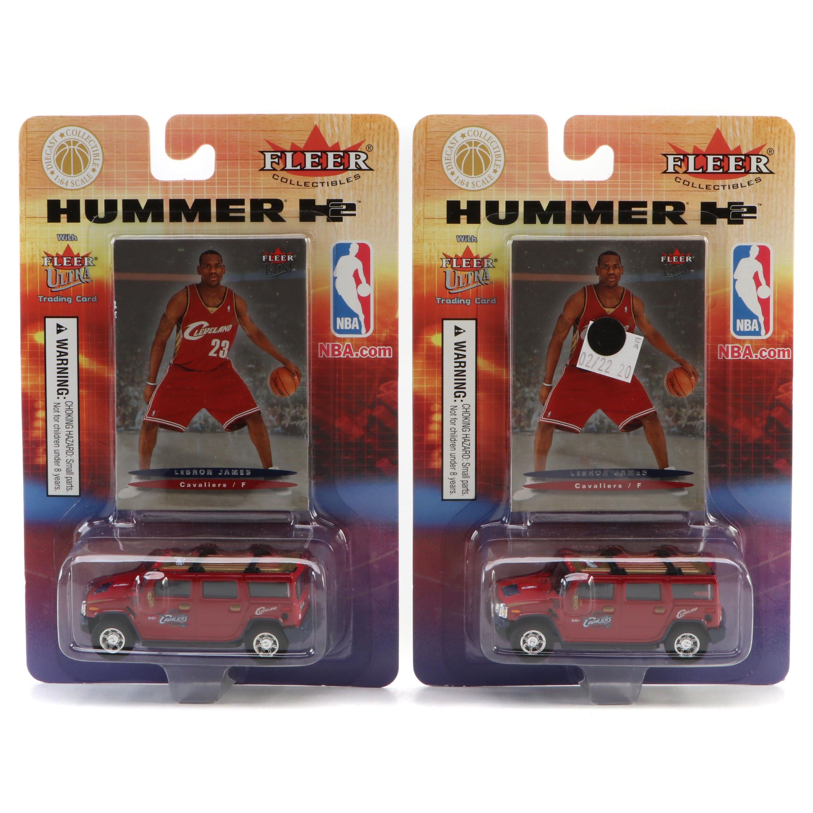 Fleer Ultra 2004 Lebron James Rookie Card with Diecast Hummer H2 | EBTH